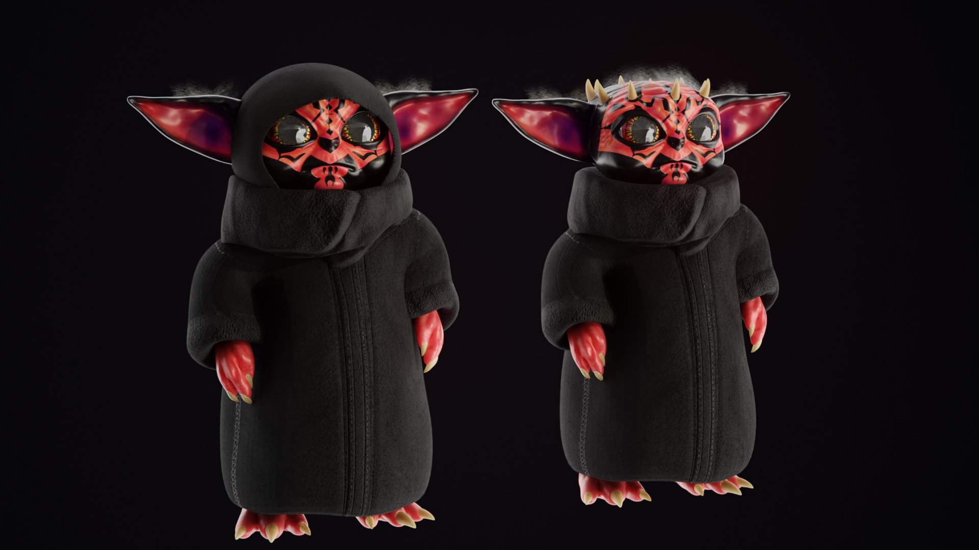 Darth Grogu Model - TurboSquid 2032589