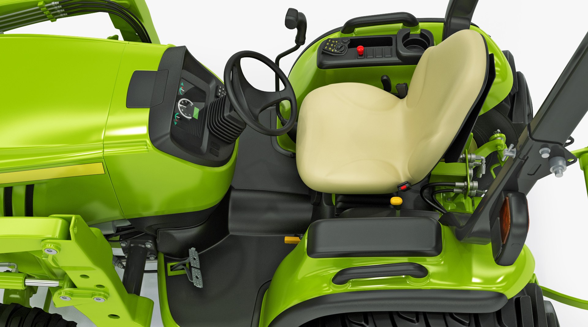 Utility Tractor with Loader 3D - TurboSquid 2030495