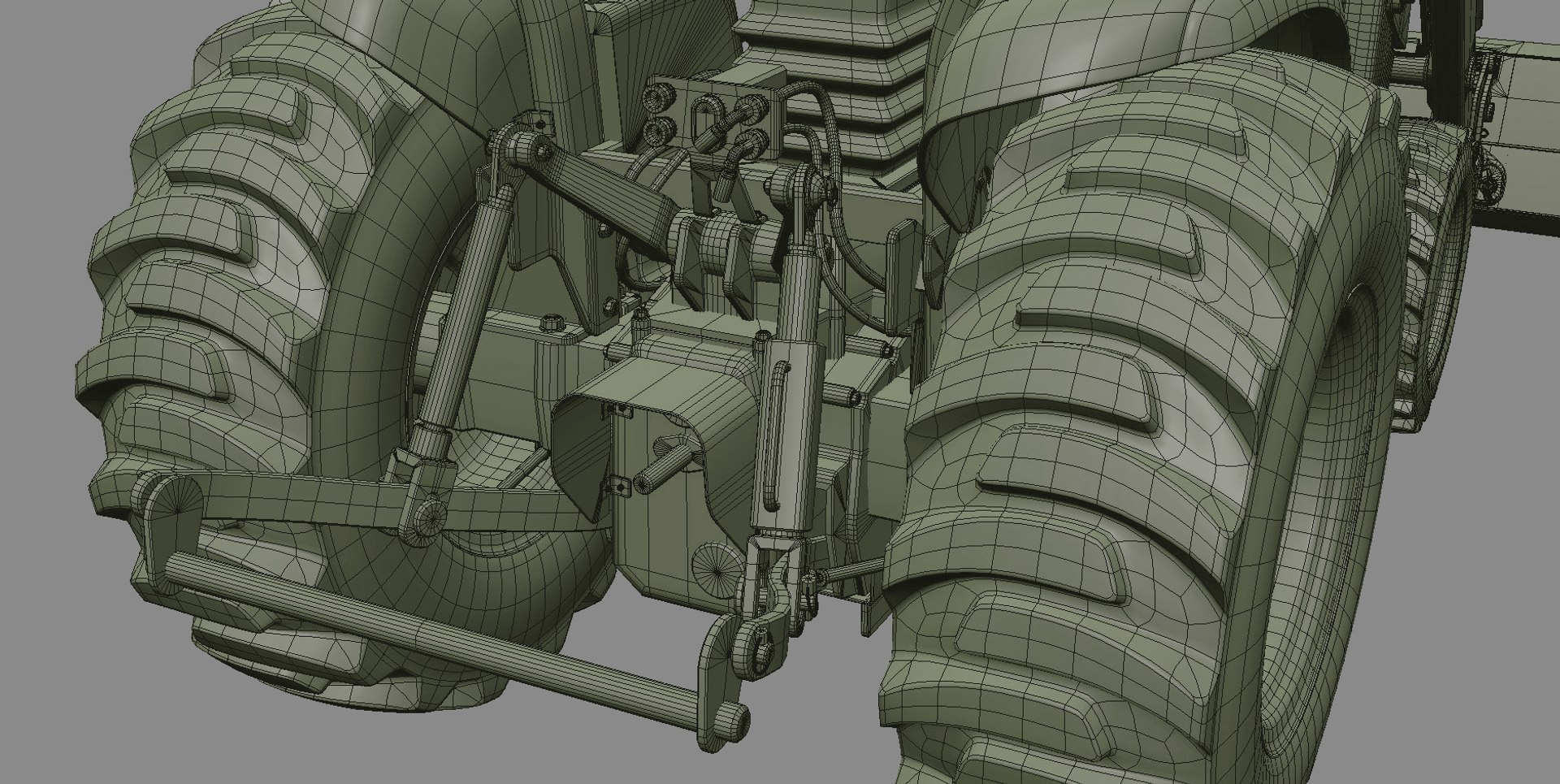 Utility Tractor With Loader 3D - TurboSquid 2030495