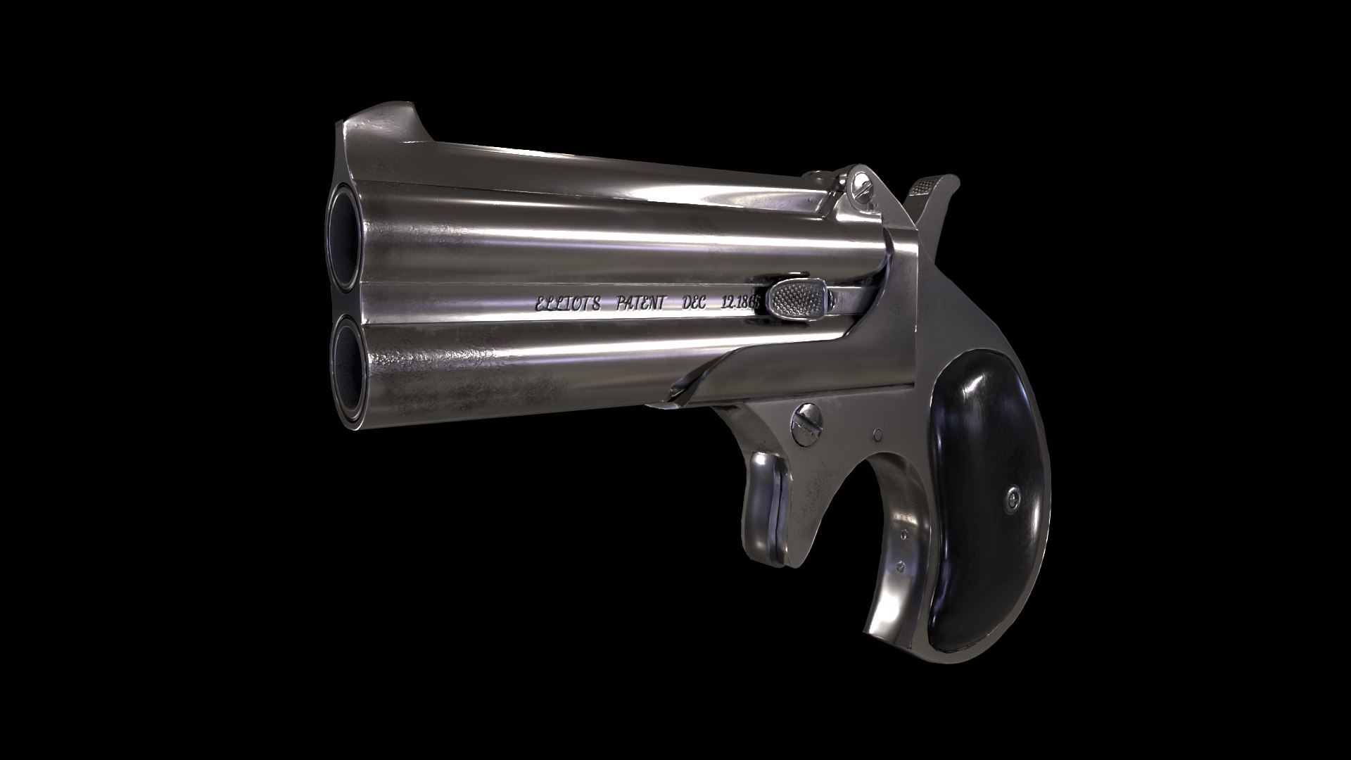 Remington Derringer 22 3D - TurboSquid 1998375