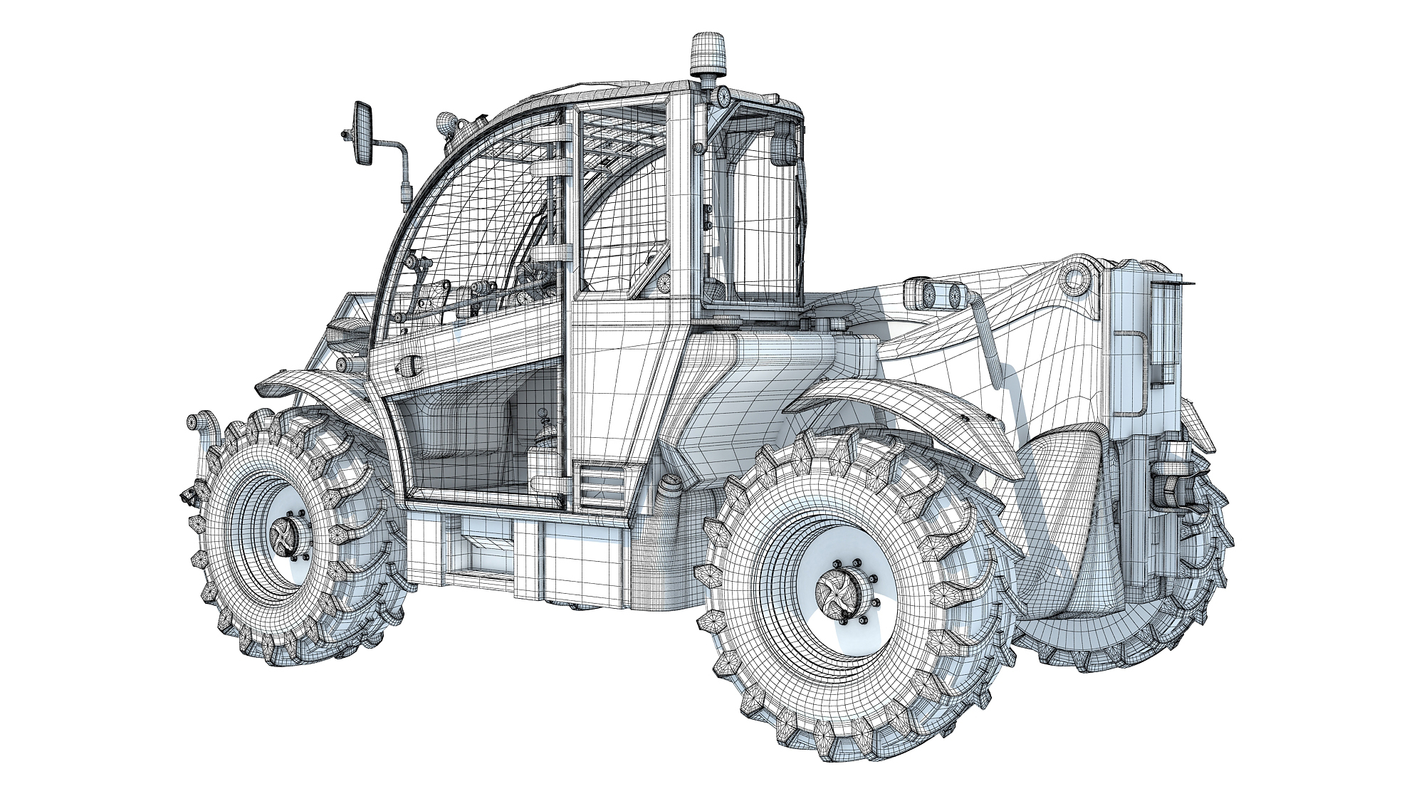 Telescopic handler 3D model - TurboSquid 1680666