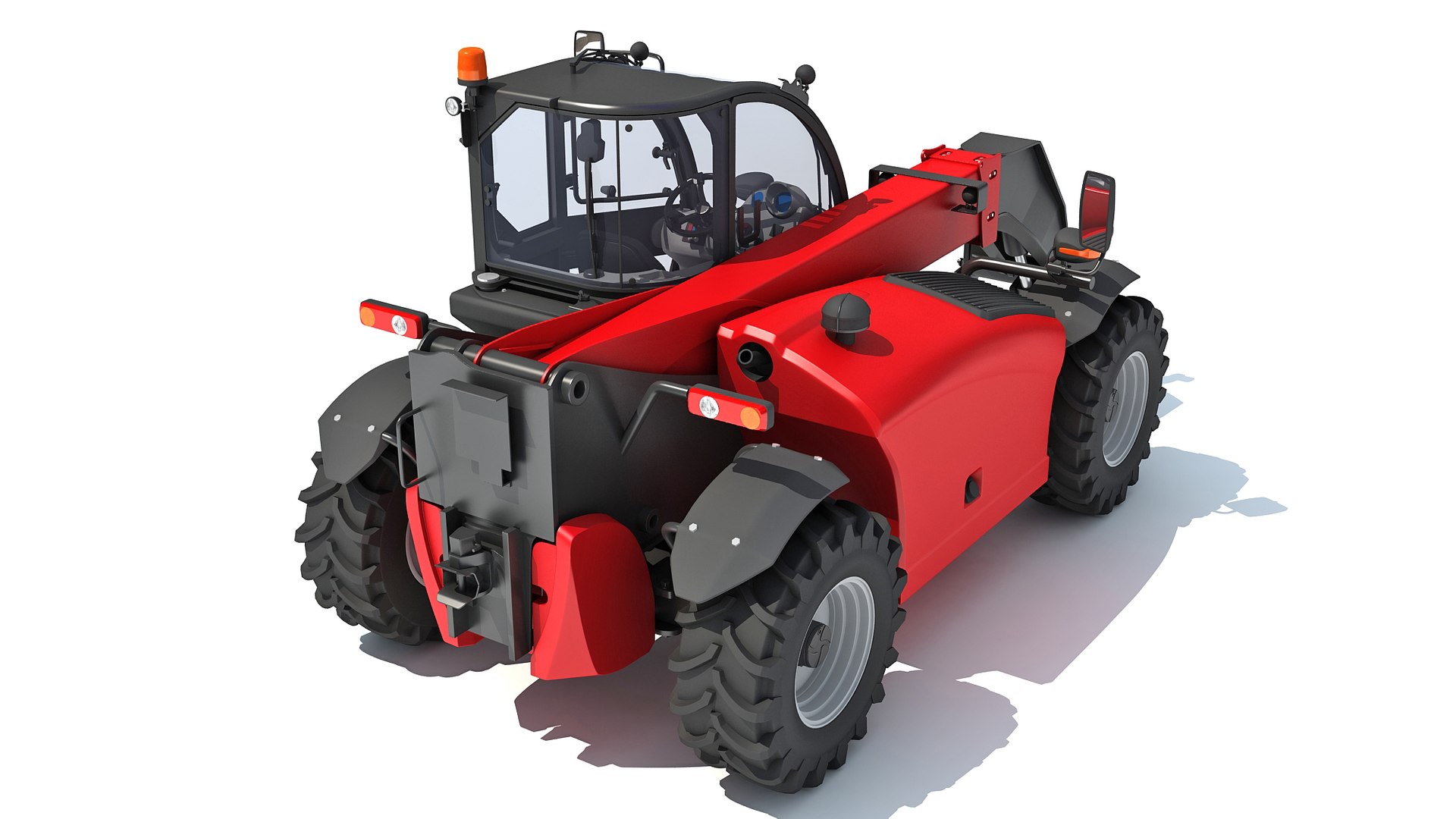 Telescopic Handler 3D Model - TurboSquid 1680666