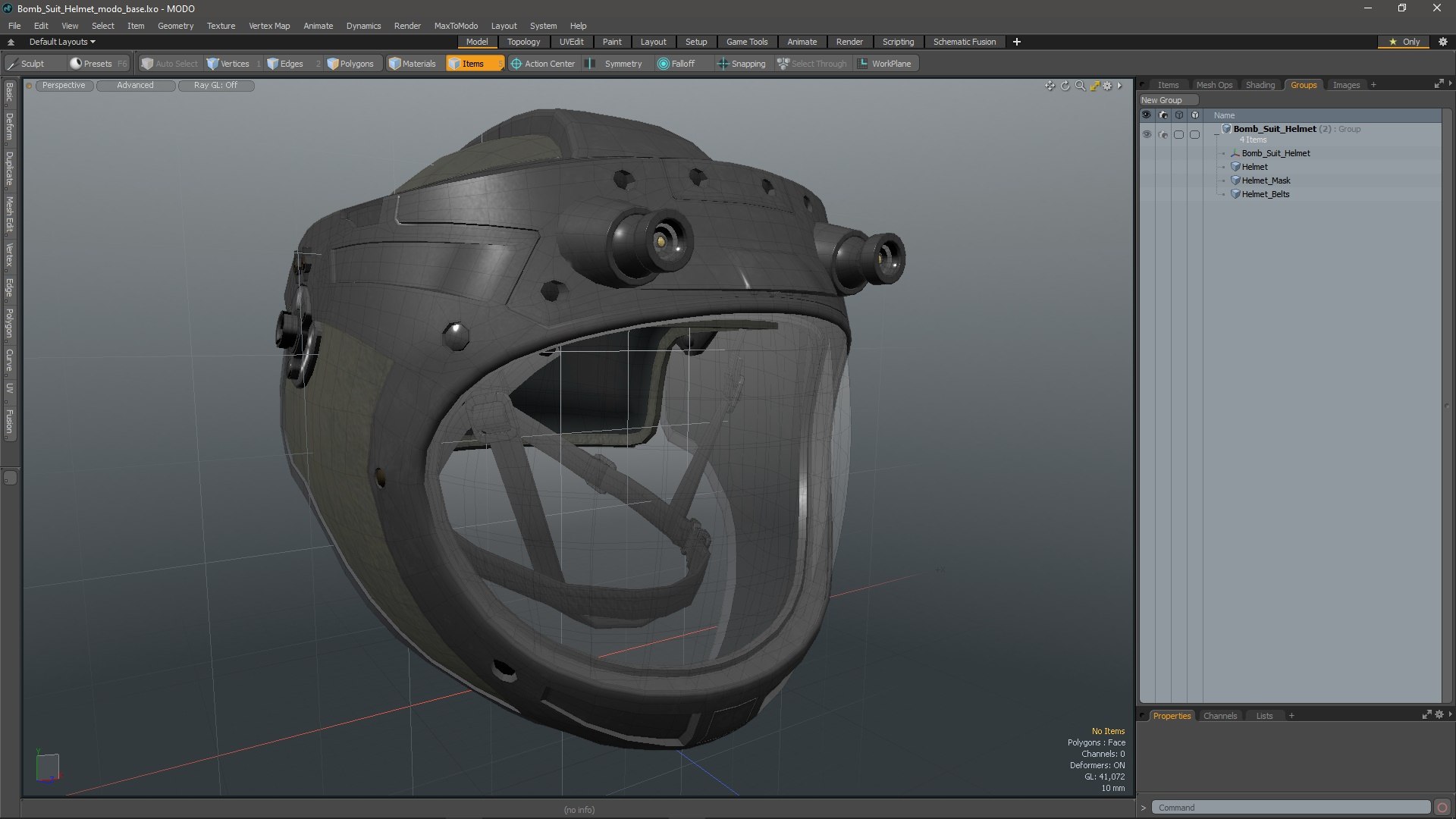 Bomb Suit Helmet 3D Model - TurboSquid 2285923