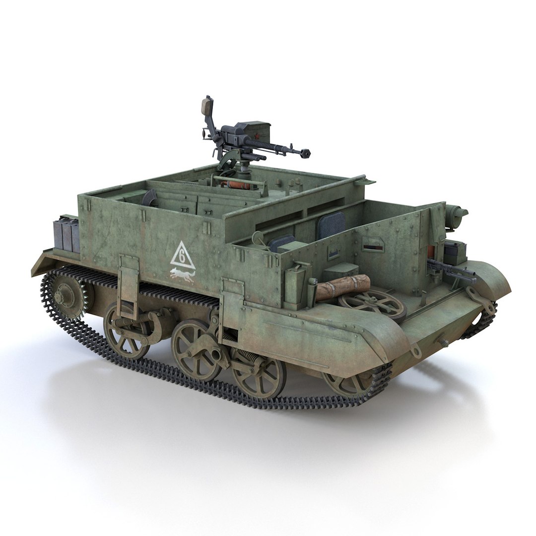 3D Bren Gun Carrier - Model - TurboSquid 1519686