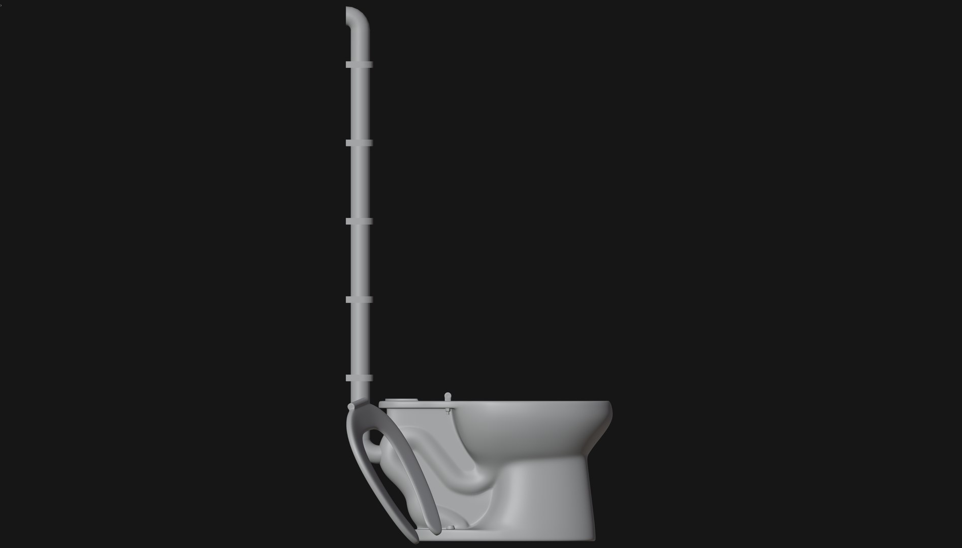 3D Model Clogged Filthy Dirty Toilet - TurboSquid 2123673