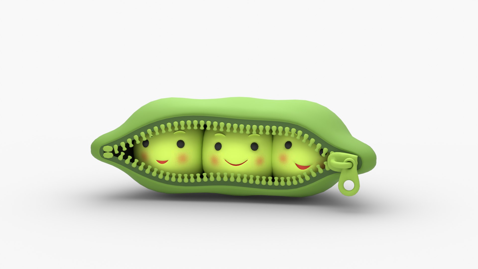 3D Peas In A Pod Model - TurboSquid 2372164