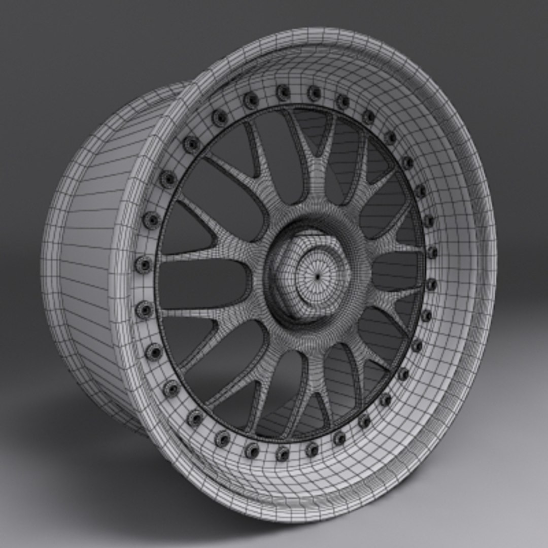 3d Bbs Rim Model
