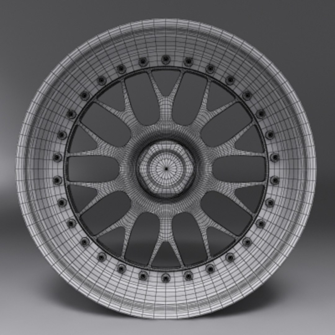 3d Bbs Rim Model