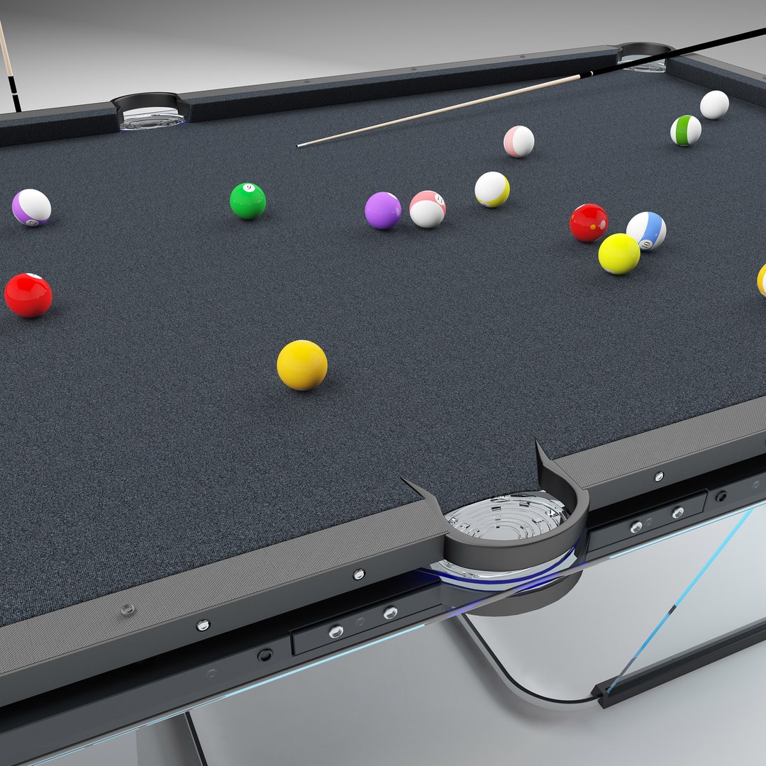 3D Billiards T1 Table Model - TurboSquid 1303534