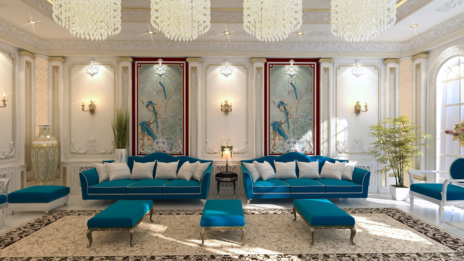 Living Room Interior 3D Model - TurboSquid 1411687