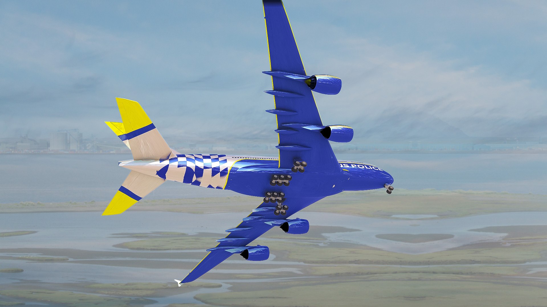 Elite Police Aircraft 3D Model 3D Model - TurboSquid 2186116