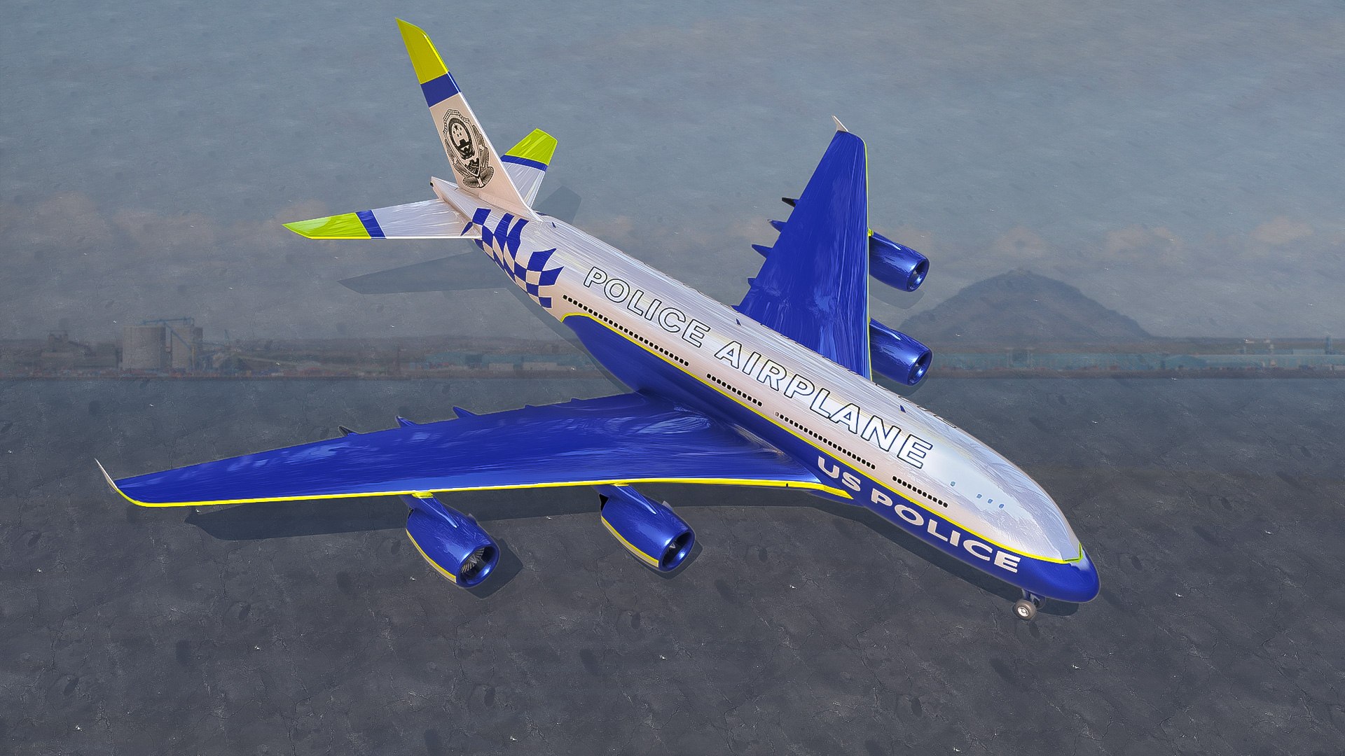 Elite Police Aircraft 3D Model 3D Model - TurboSquid 2186116