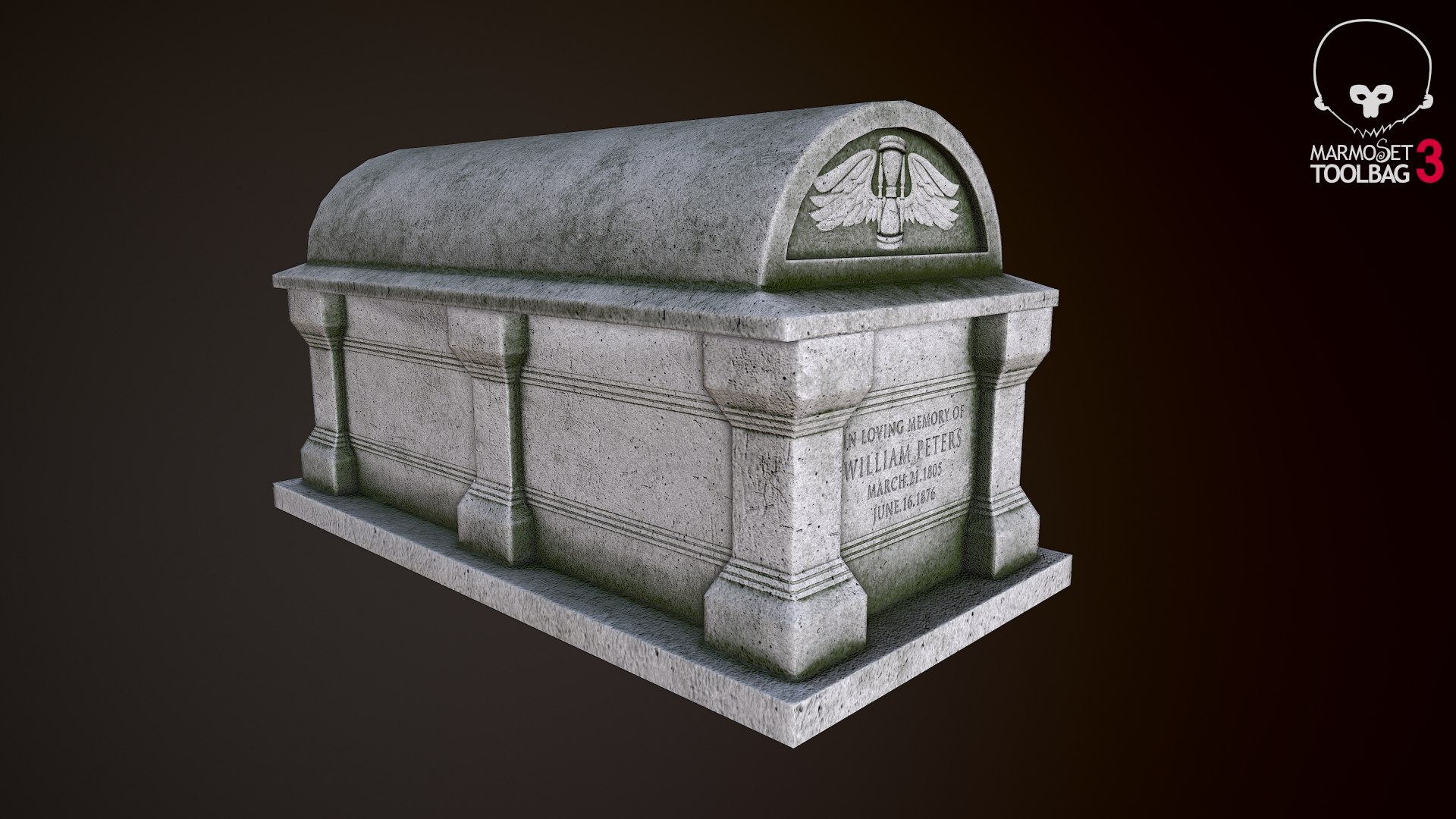 3D Chest Tomb - TurboSquid 1673620