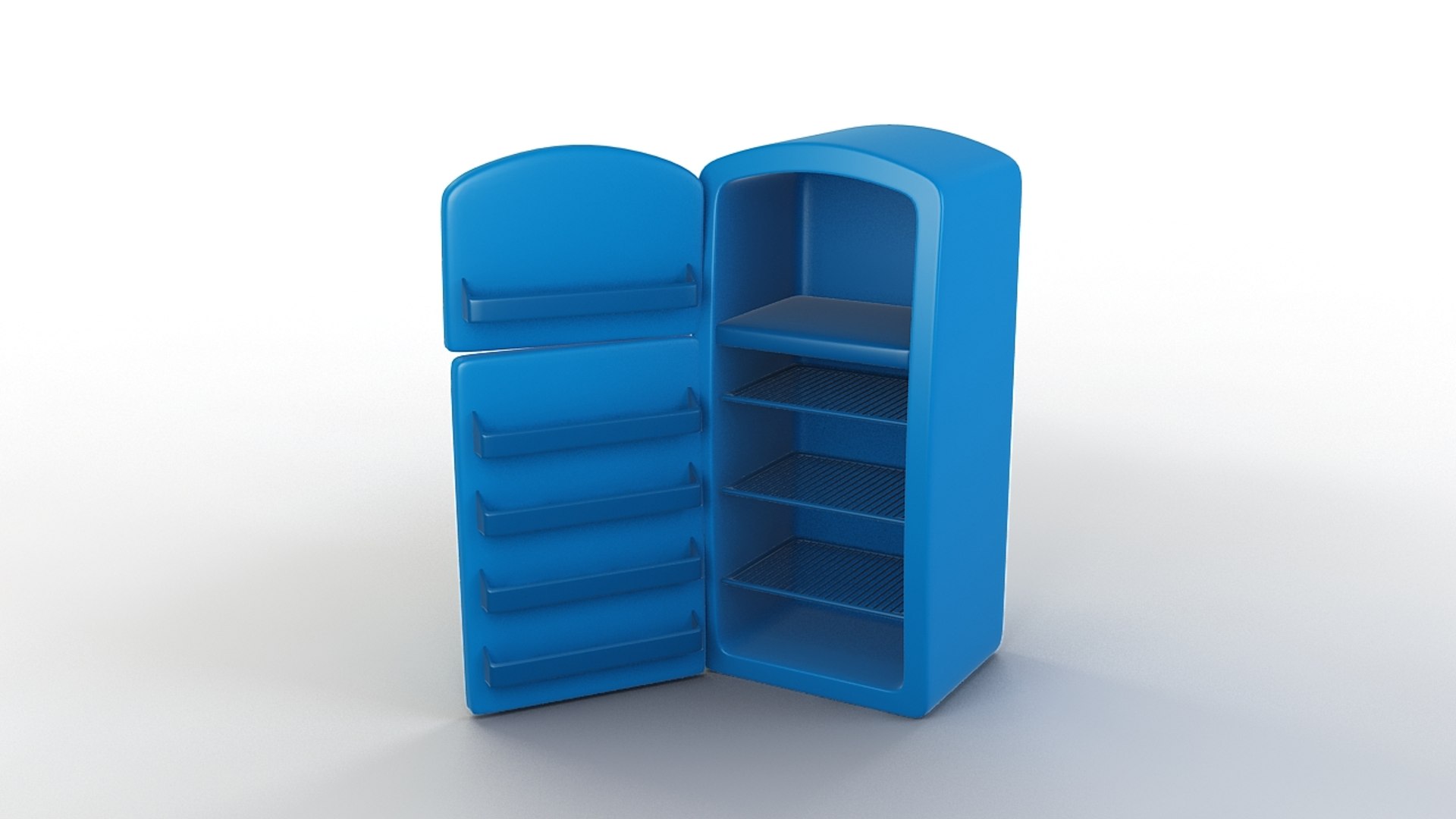 Cartoon Refrigerator Model | 1143155 | TurboSquid