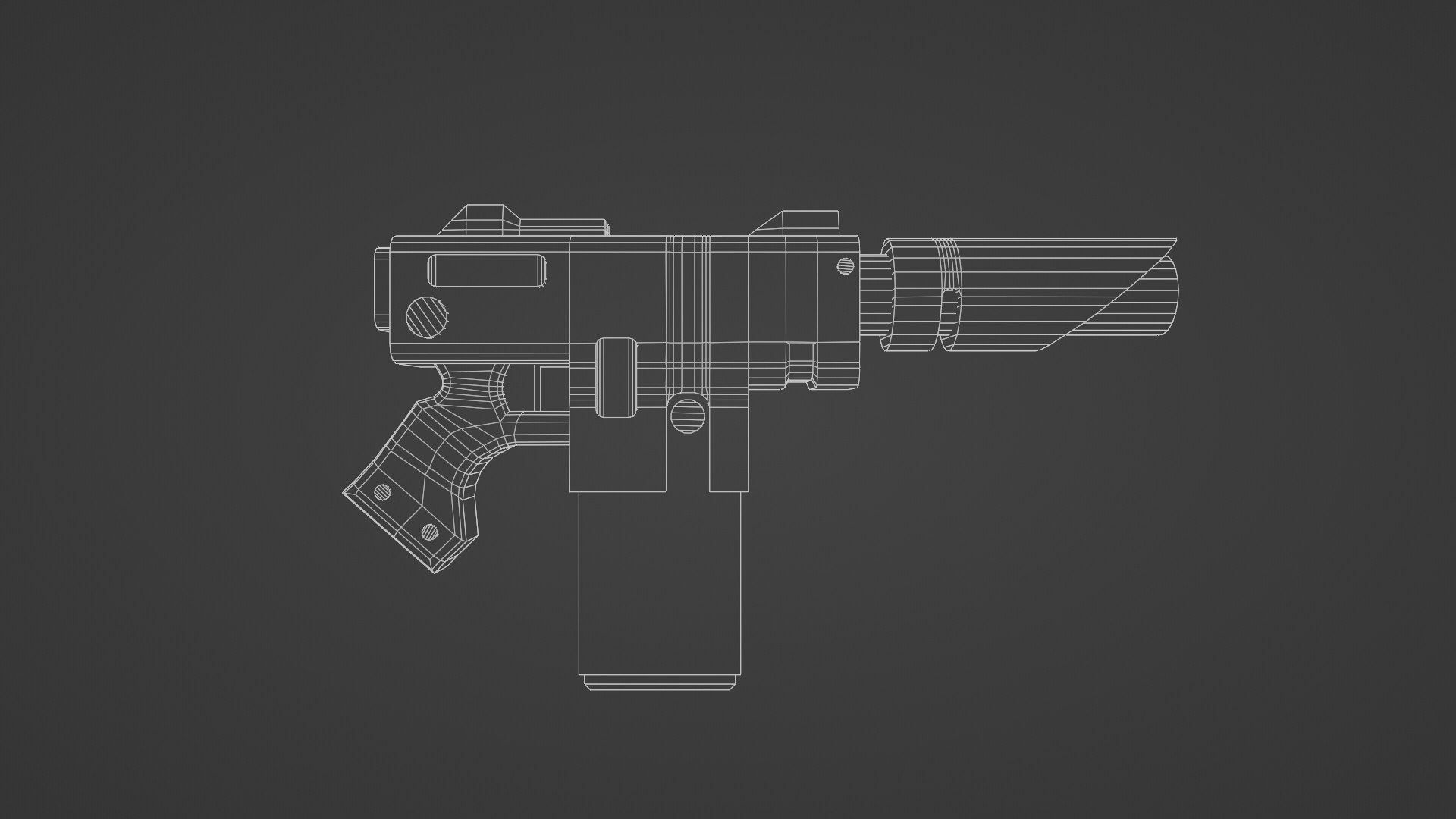 3D Warhammer 40k Thilium-Pattern Hellpistol Model - TurboSquid 2206075