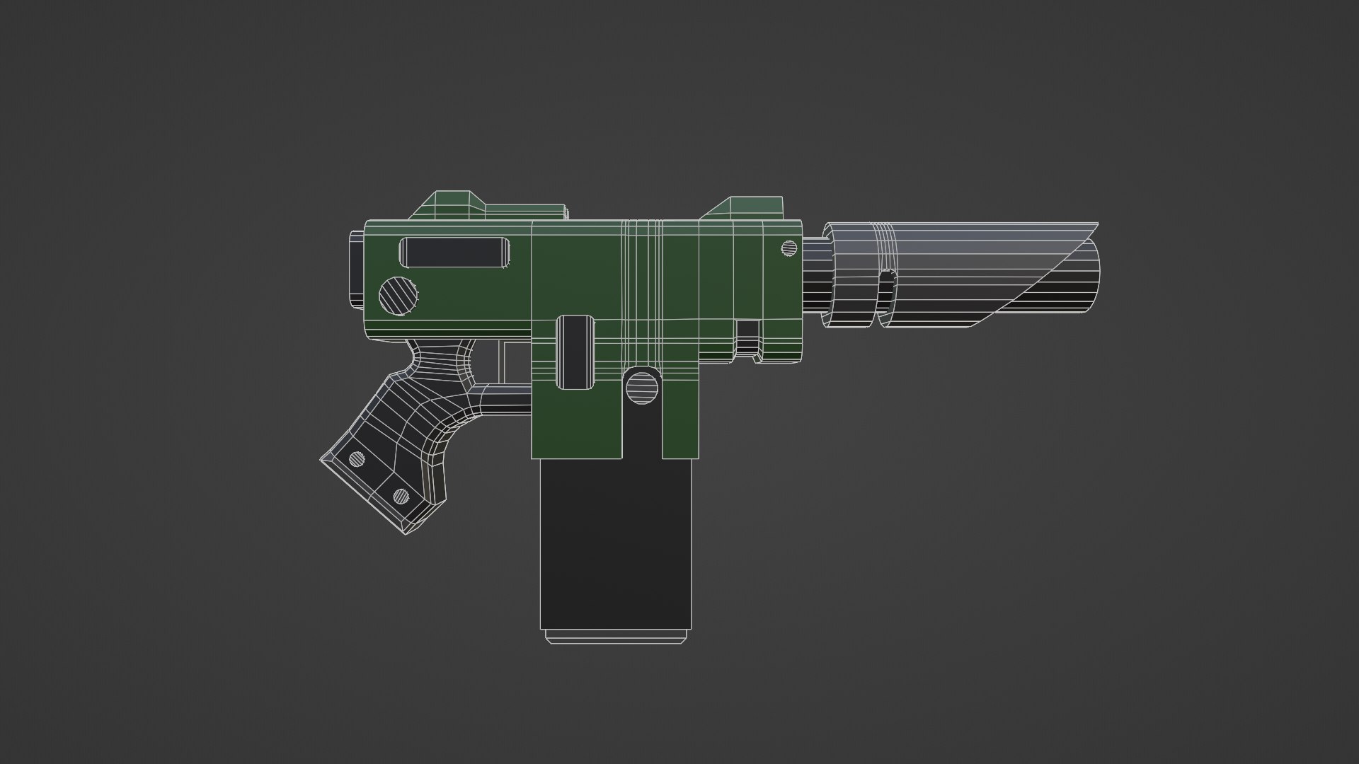 3D Warhammer 40k Thilium-Pattern Hellpistol Model - TurboSquid 2206075