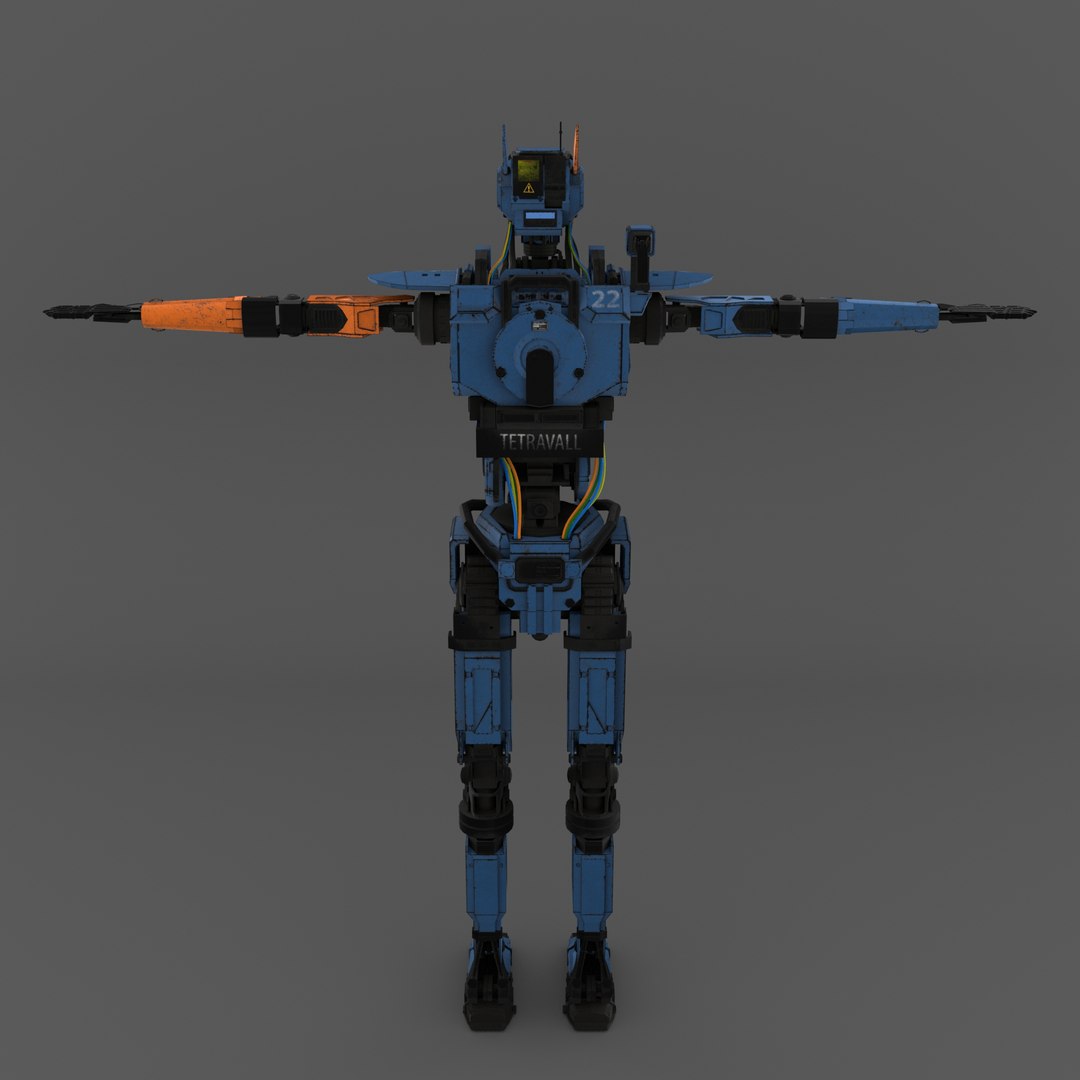 3D Chappie Textured - TurboSquid 1830057