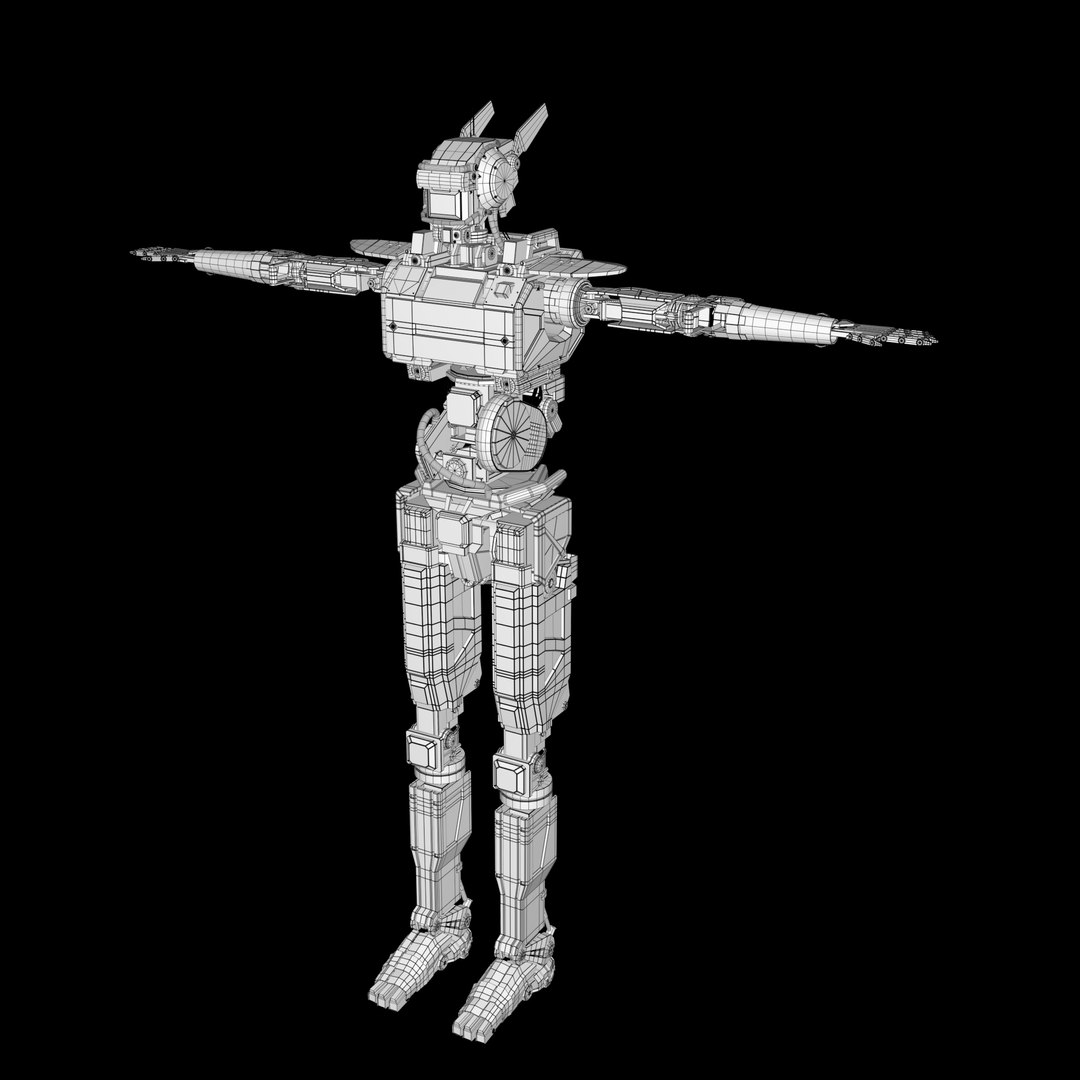 3D Chappie Textured - TurboSquid 1830057