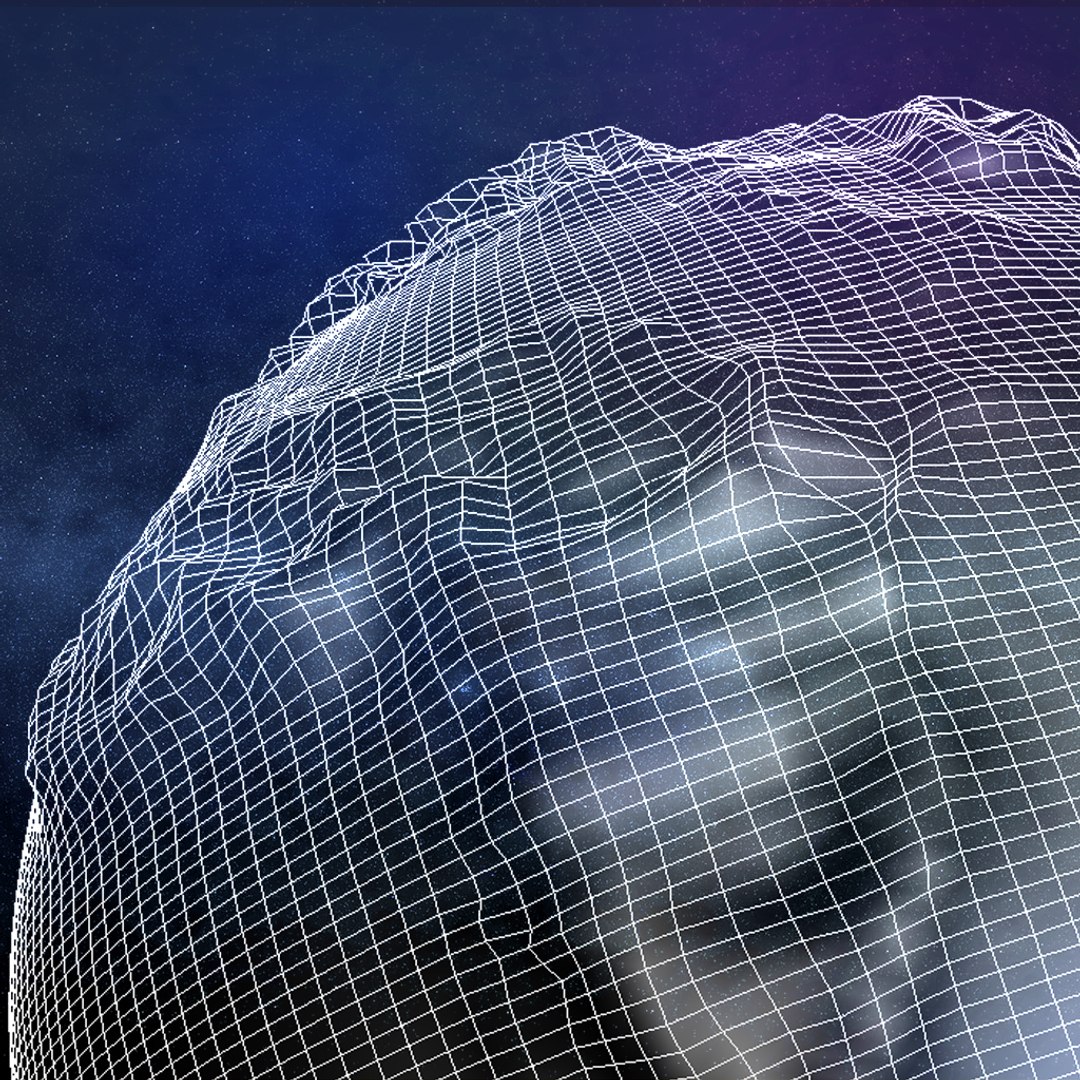 Sculpted Earth 3d Model