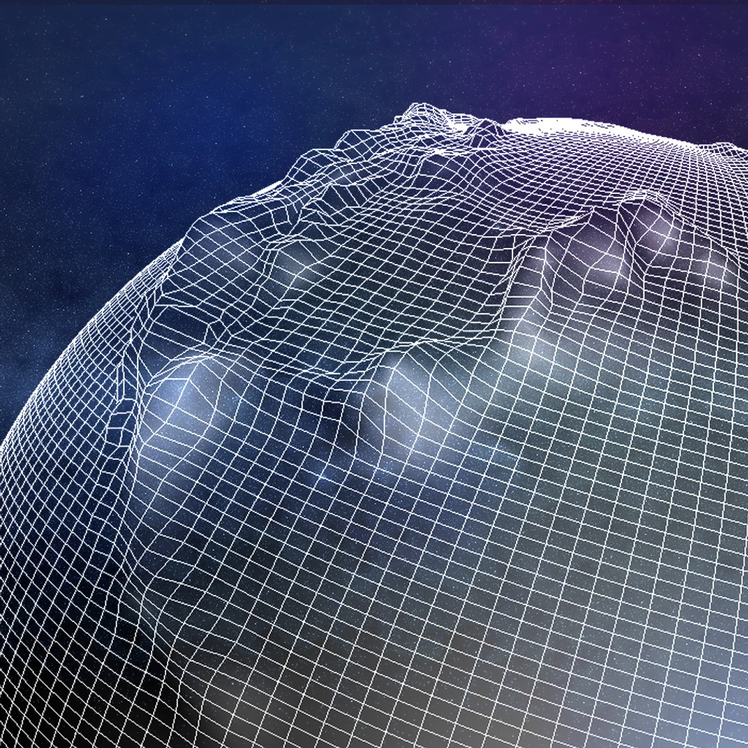 Sculpted Earth 3d Model