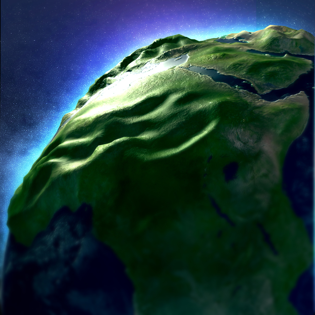 sculpted earth 3d model