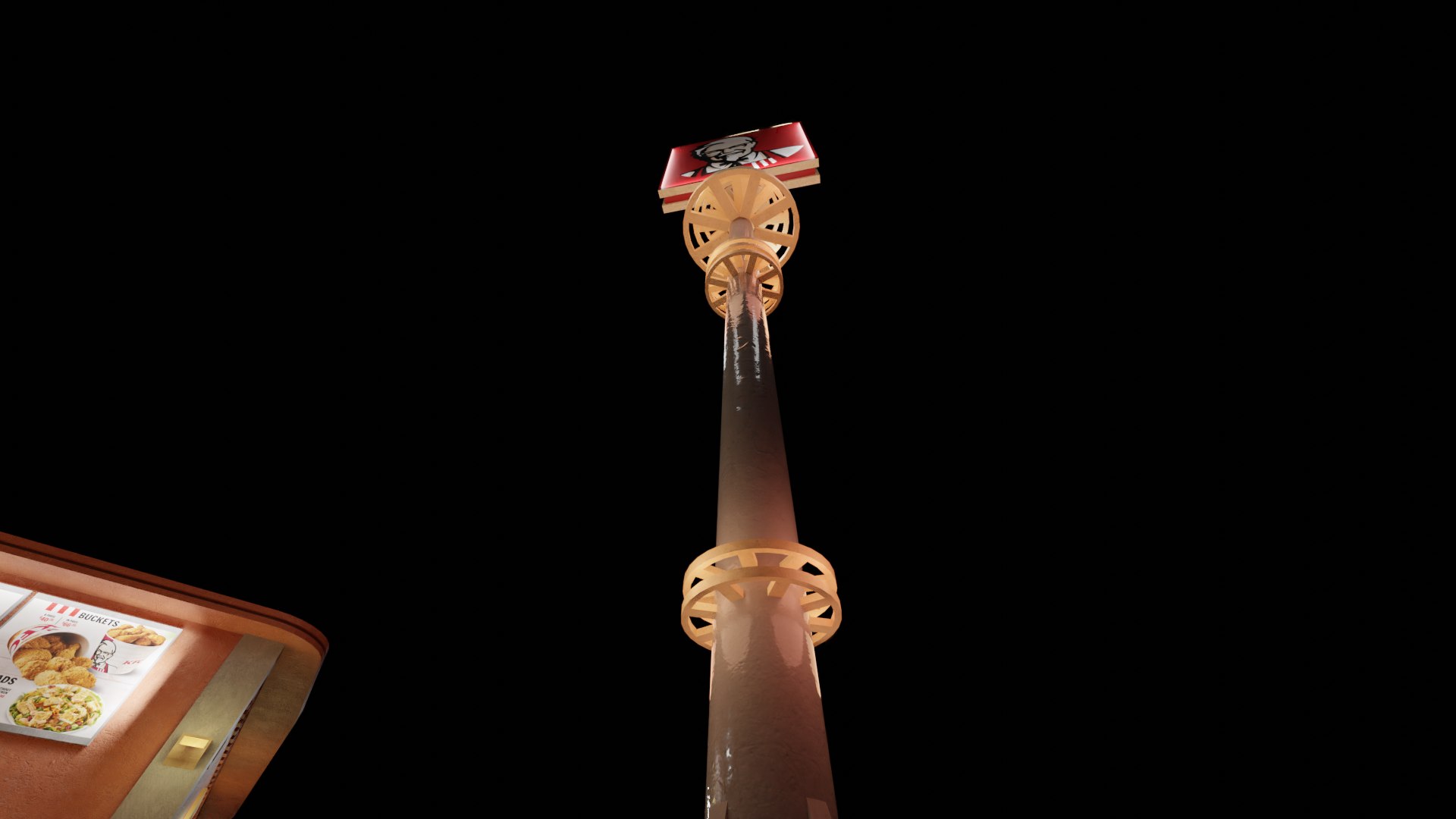 Kfc Restaurant Model - TurboSquid 2228107