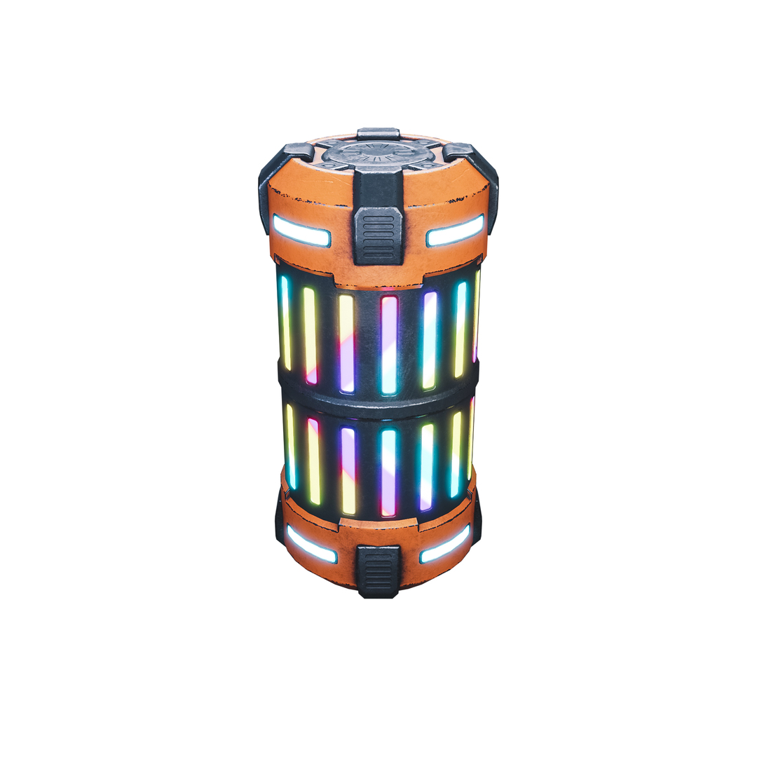 Free 3D Sci-fi Rainbow Barrel model - TurboSquid 1758254