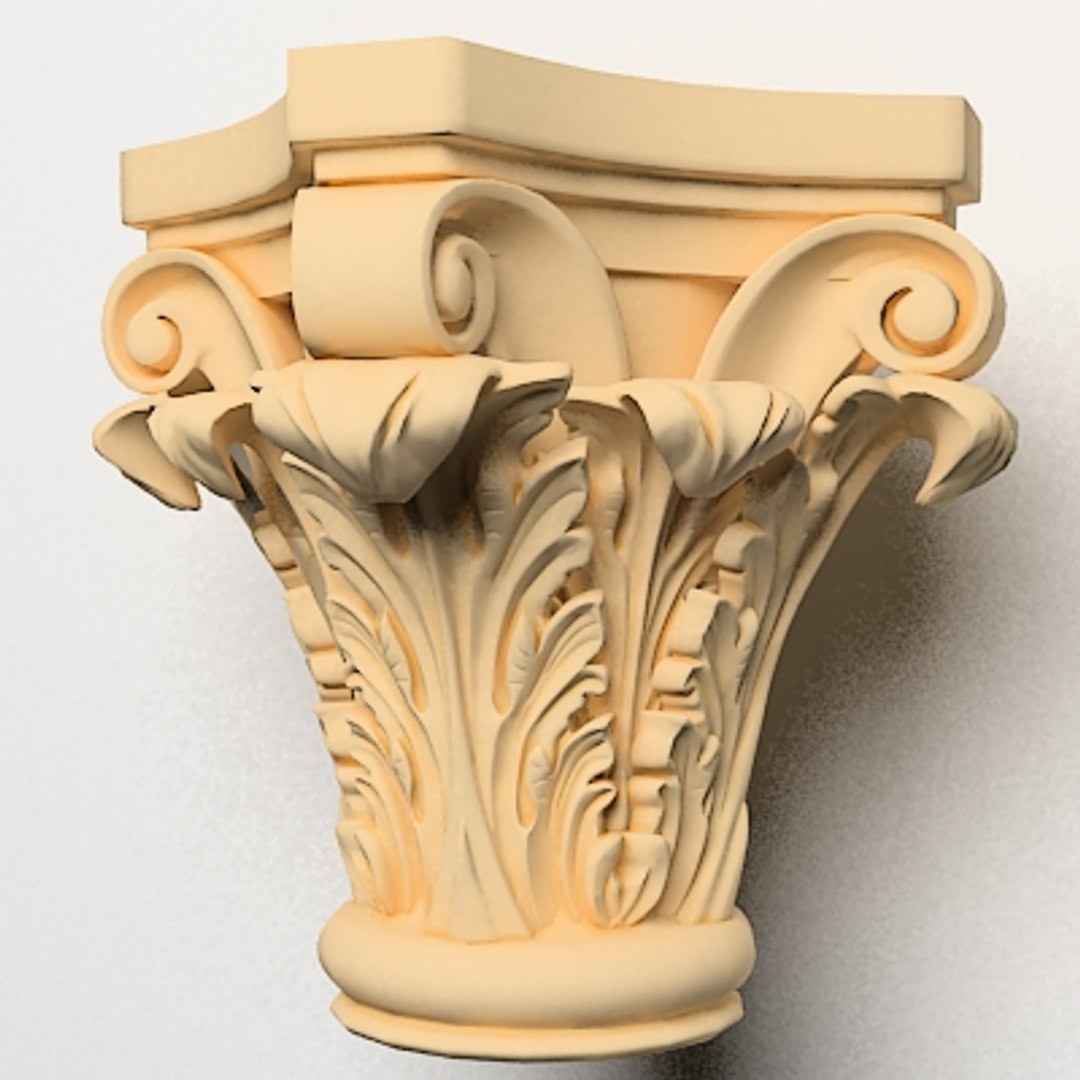 3d Column Capitel