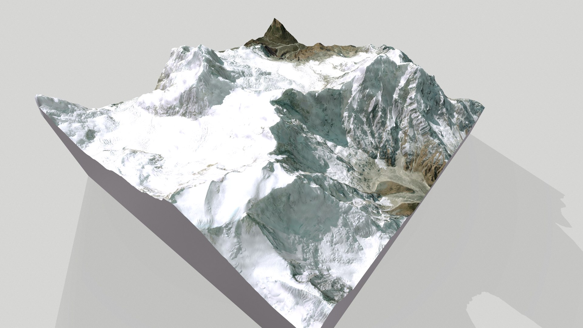 Mountain Landscape Thulagi Chuli Himalayas Nepal Model - TurboSquid 2385735