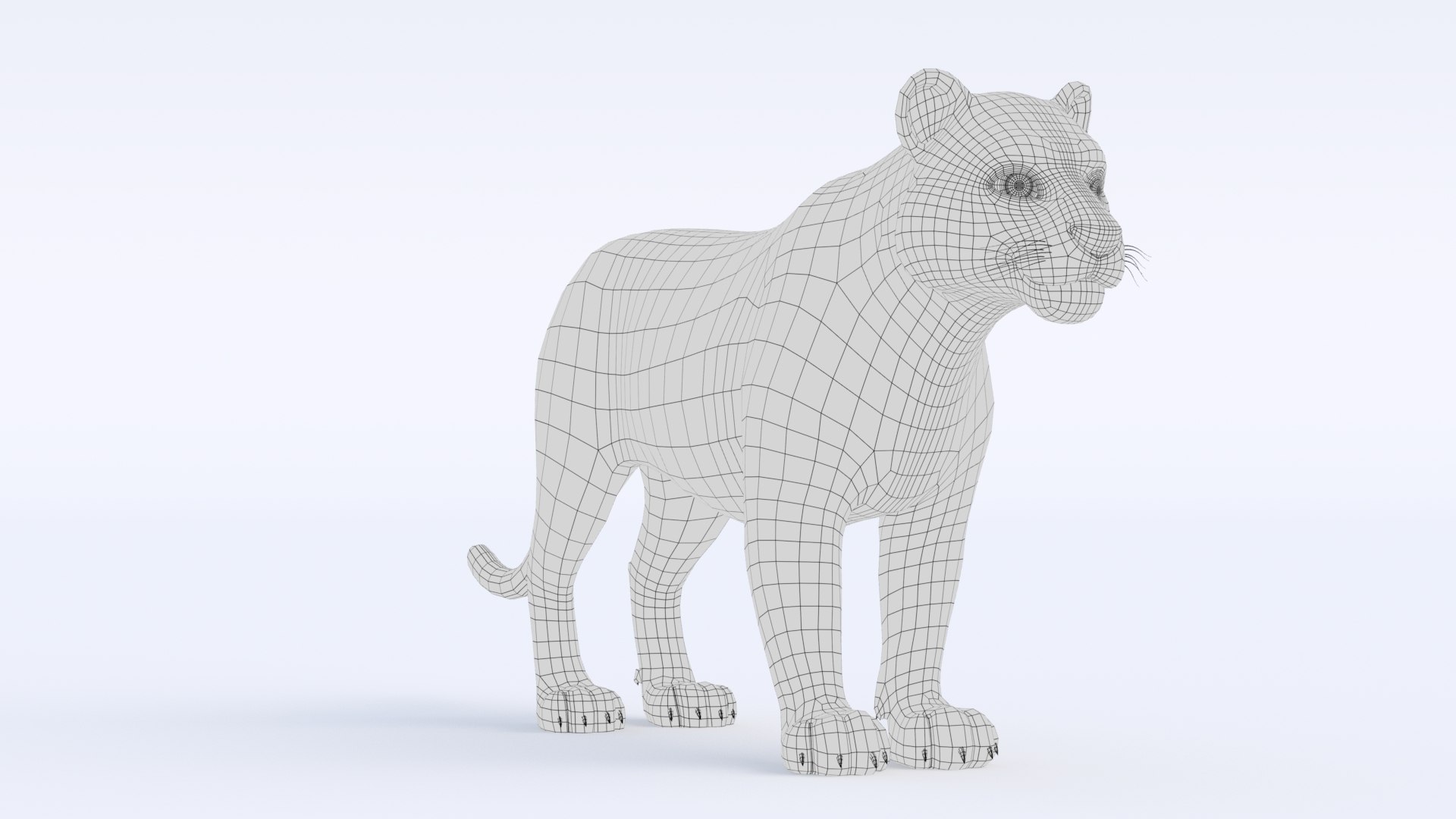 Cartoon Tiger Model - TurboSquid 2320687