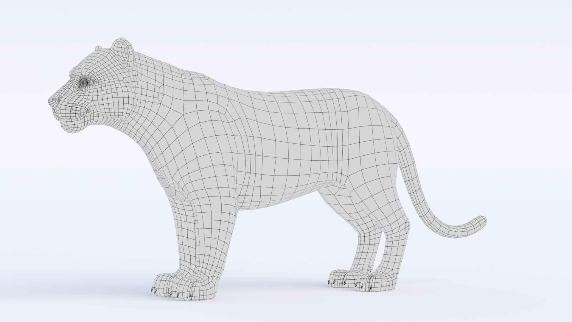 Cartoon Tiger Model - TurboSquid 2320687