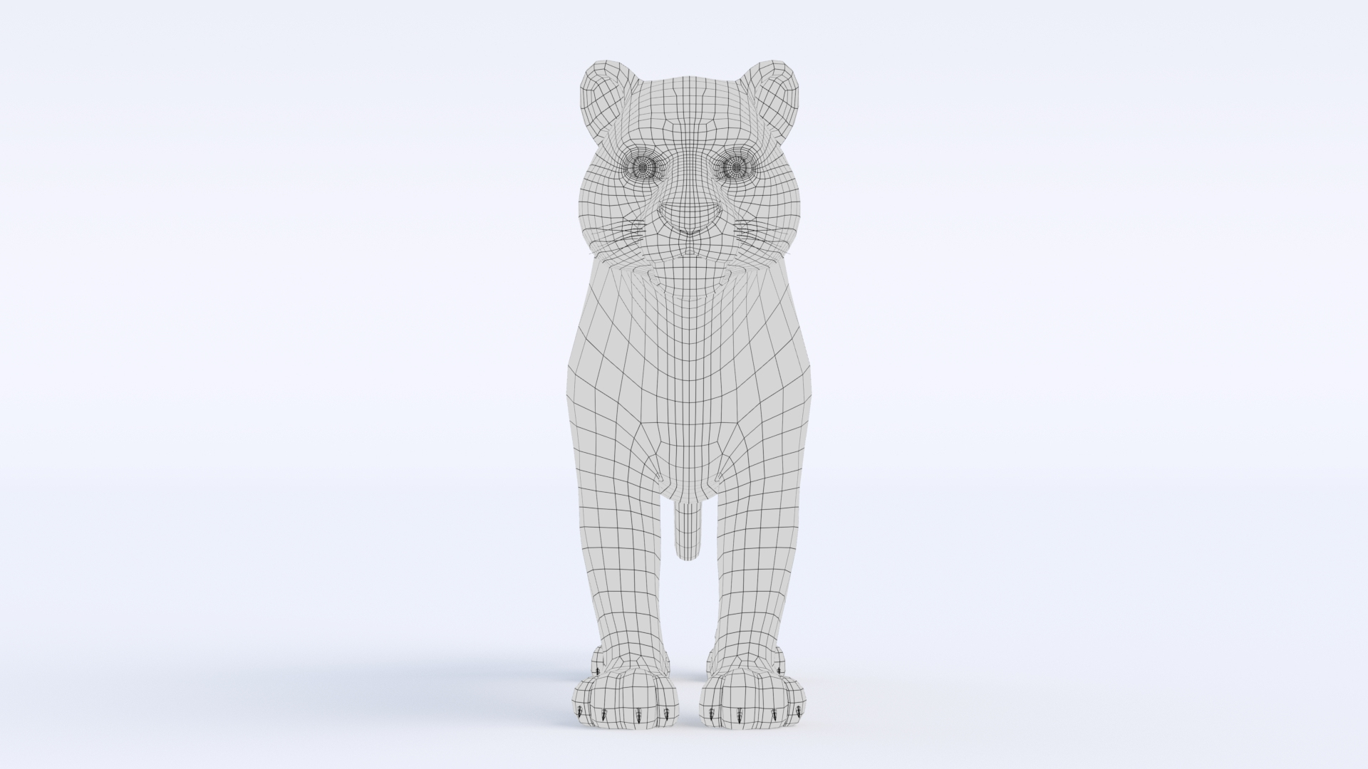 Cartoon Tiger Model - TurboSquid 2320687