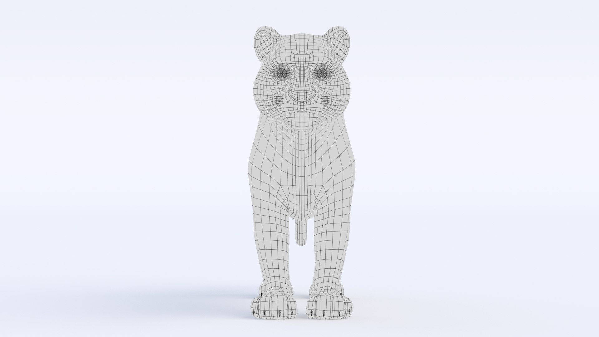 Cartoon Tiger Model - TurboSquid 2320687