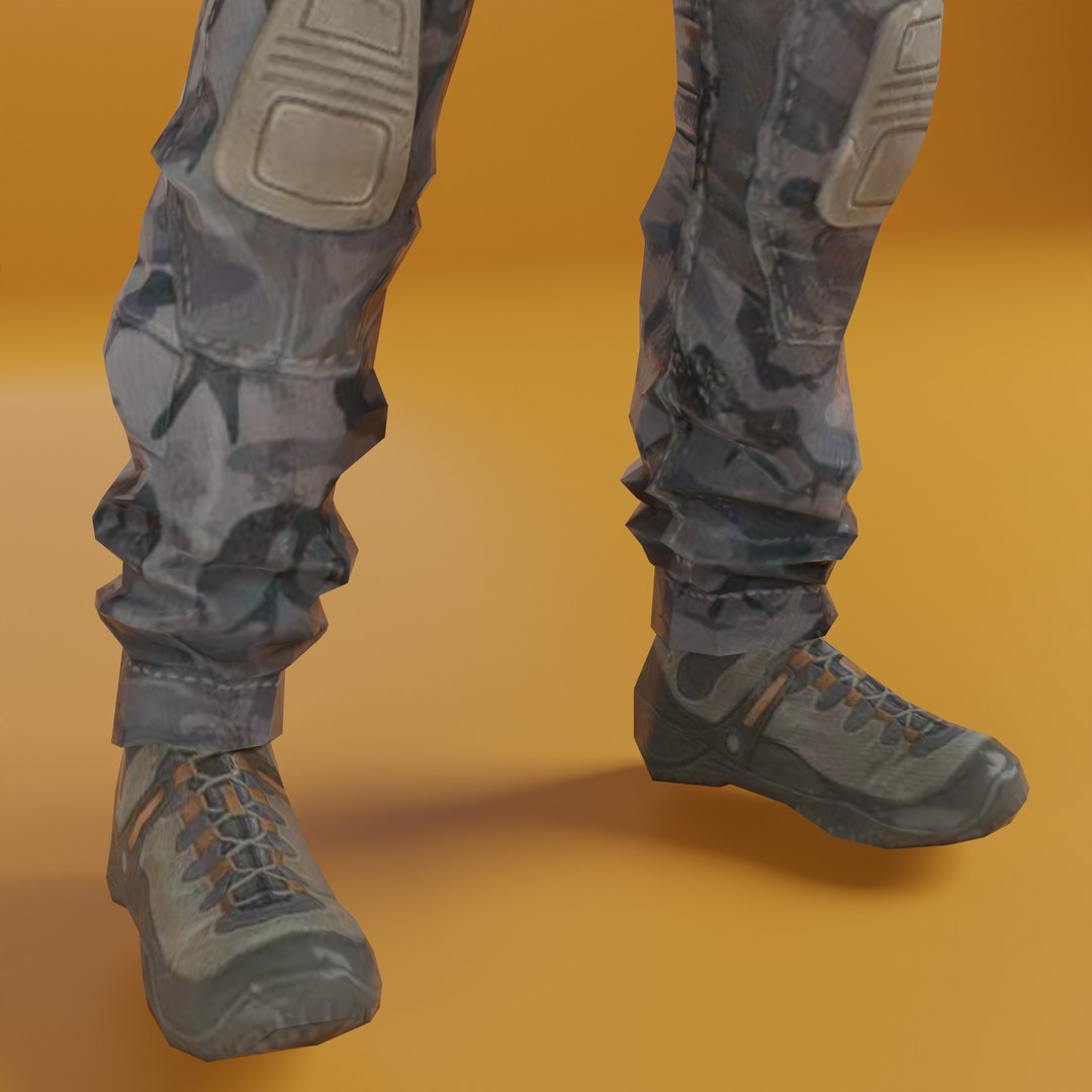 3D Gaming Rigged Lowpoly Character Model - TurboSquid 2174684