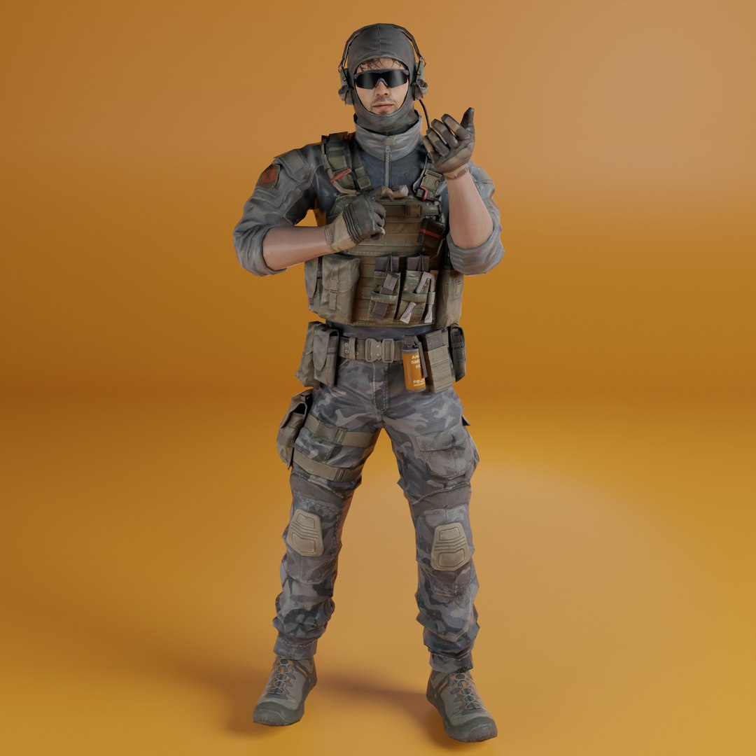 3D Gaming Rigged Lowpoly Character Model - TurboSquid 2174684