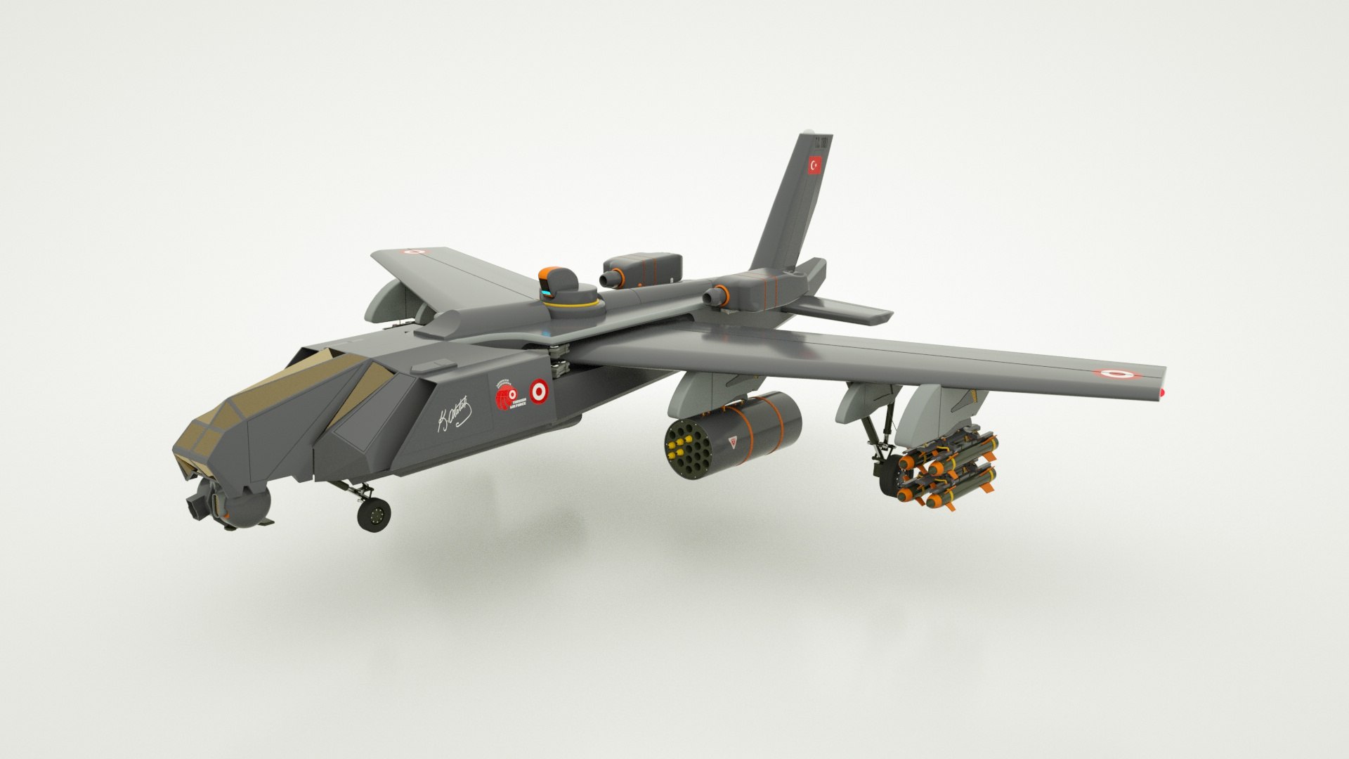 3D Uav Concept - TurboSquid 1724198