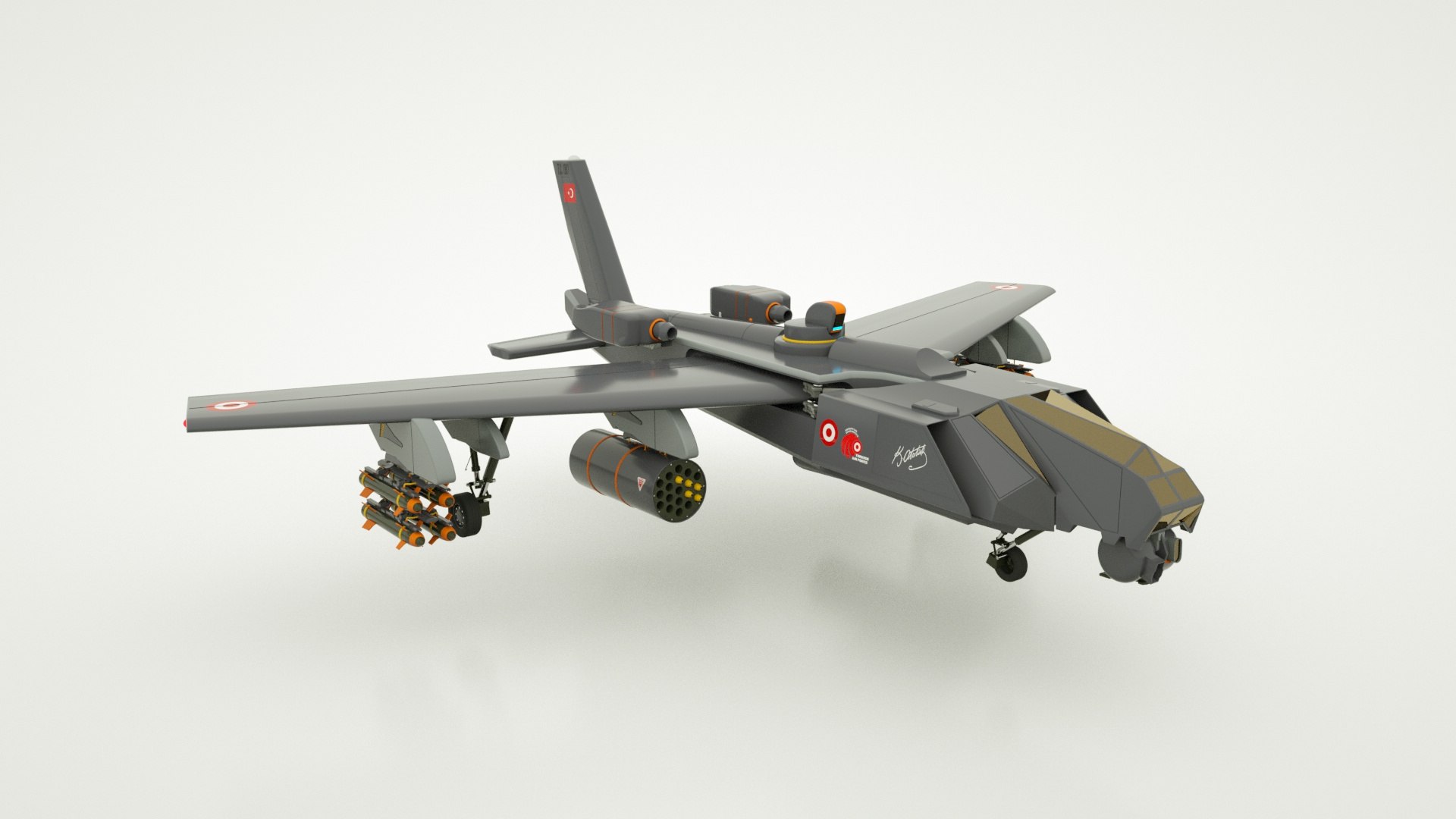 3D Uav Concept - TurboSquid 1724198