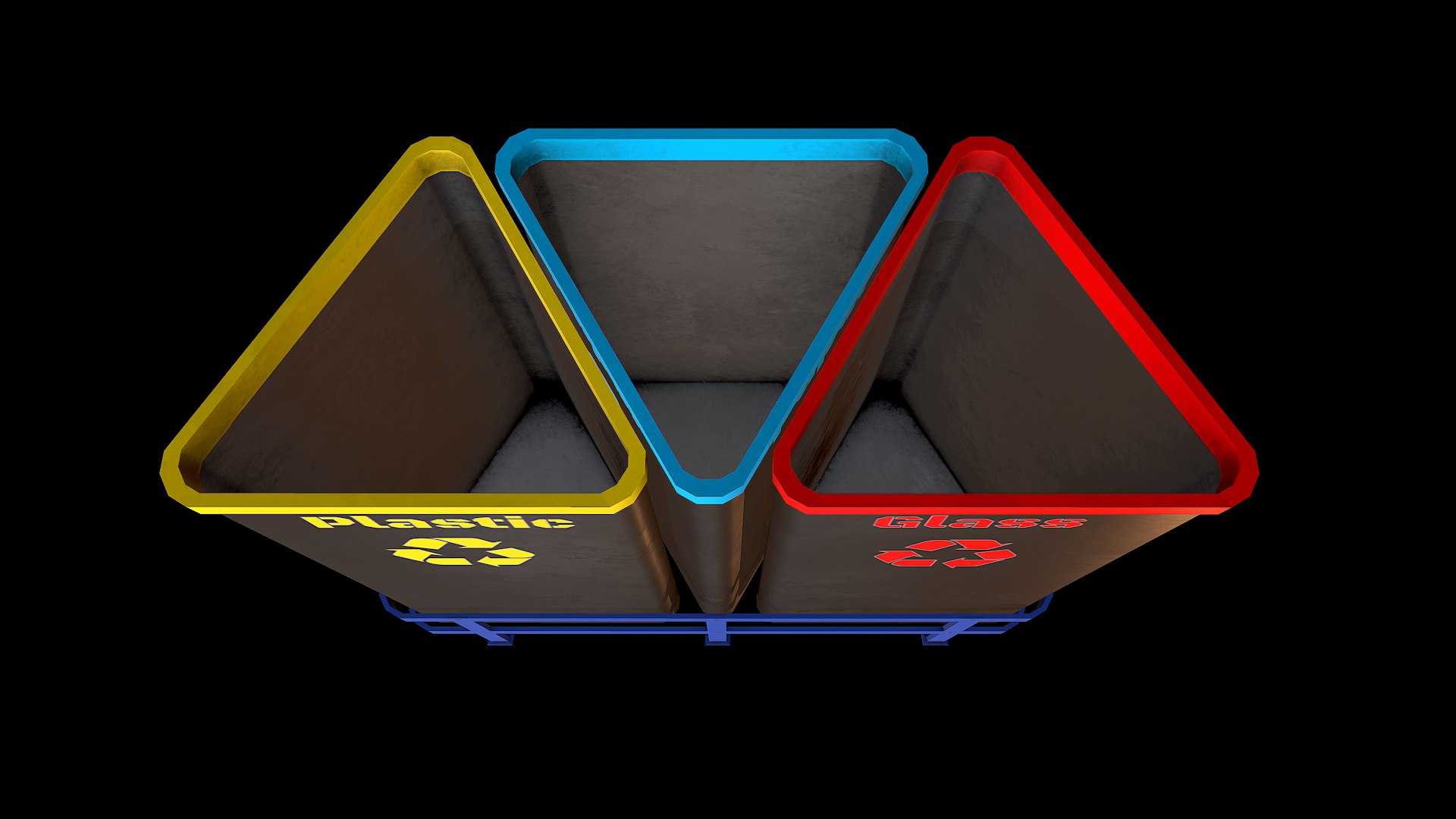 3D Recycle Bins - TurboSquid 1748847
