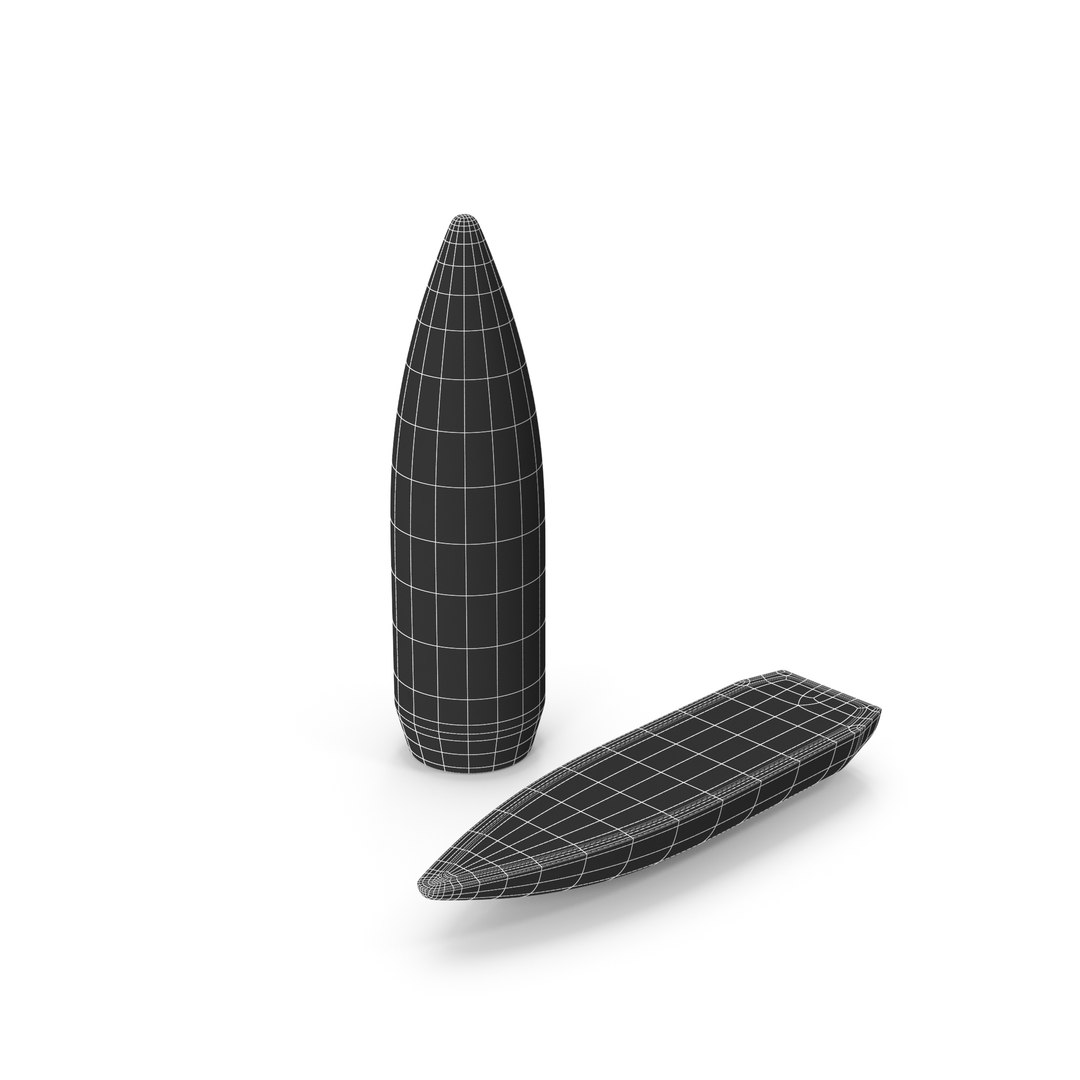 3D Cross Section Of Bullet - TurboSquid 1960989