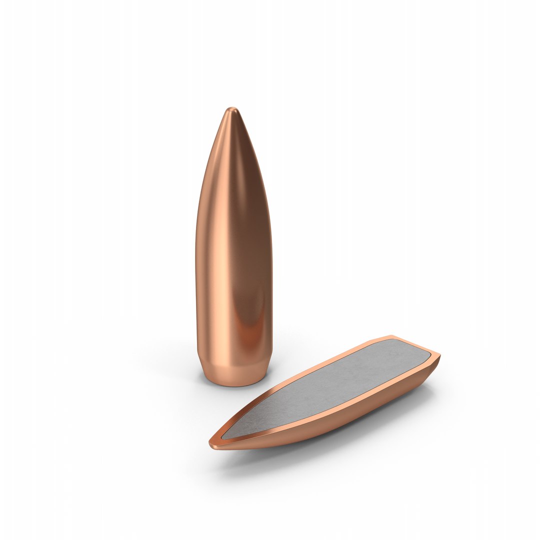 3D Cross Section Of Bullet - TurboSquid 1960989