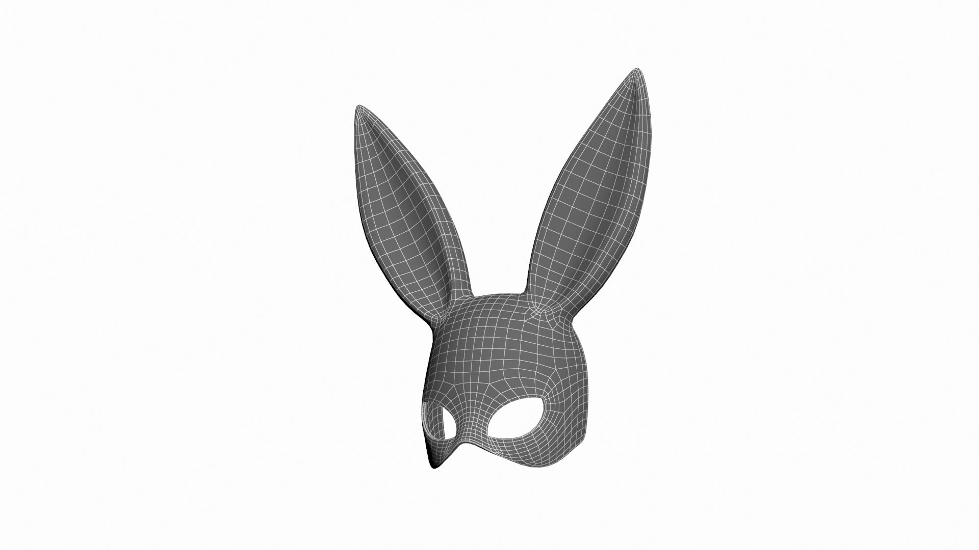 3D Model Bunny Rabbit Mask - TurboSquid 1492249