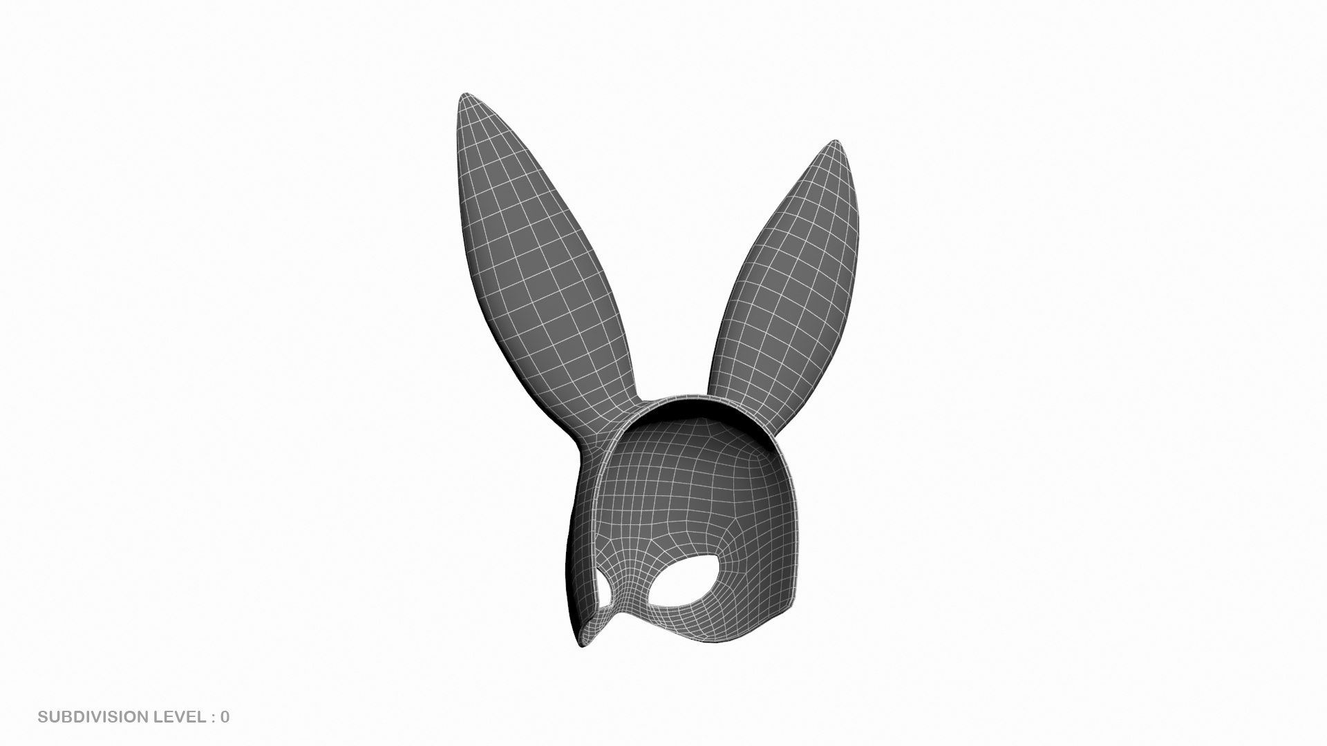 3D Model Bunny Rabbit Mask - TurboSquid 1492249