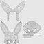 3D Model Bunny Rabbit Mask - TurboSquid 1492249