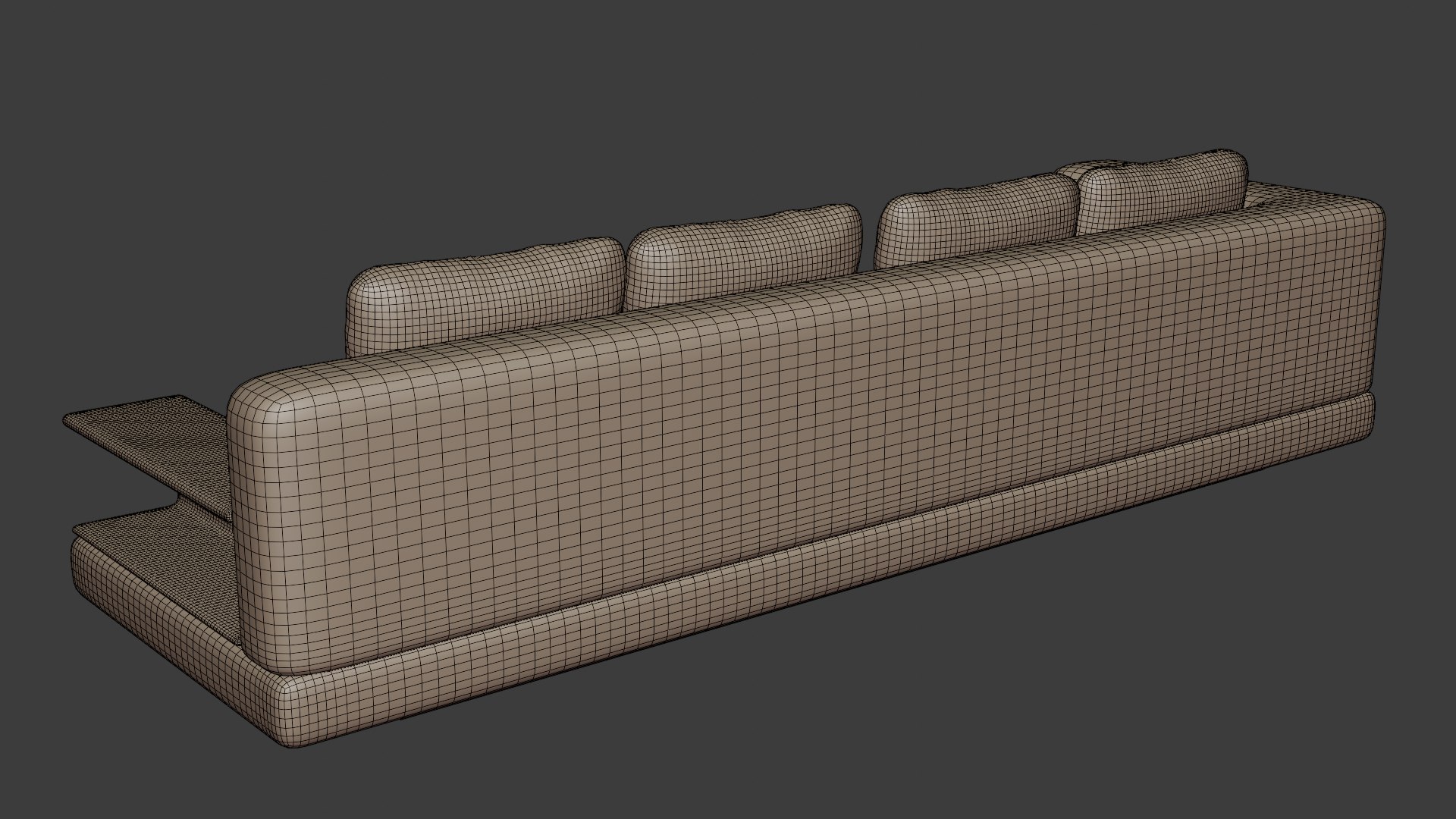 3D Model Leather Sofa In An Elegant Minimalist Style - TurboSquid 2263658