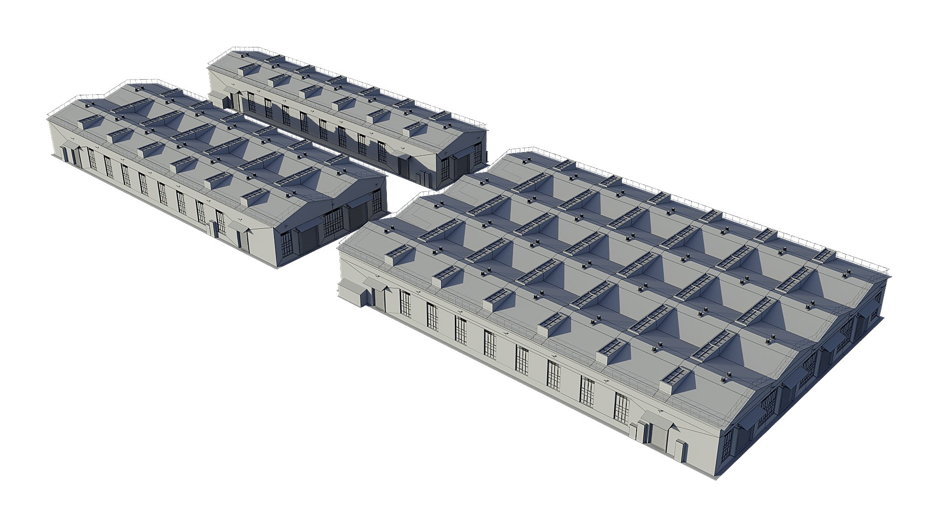 Industrial Buildings Model Pack 3D Model - TurboSquid 1785855