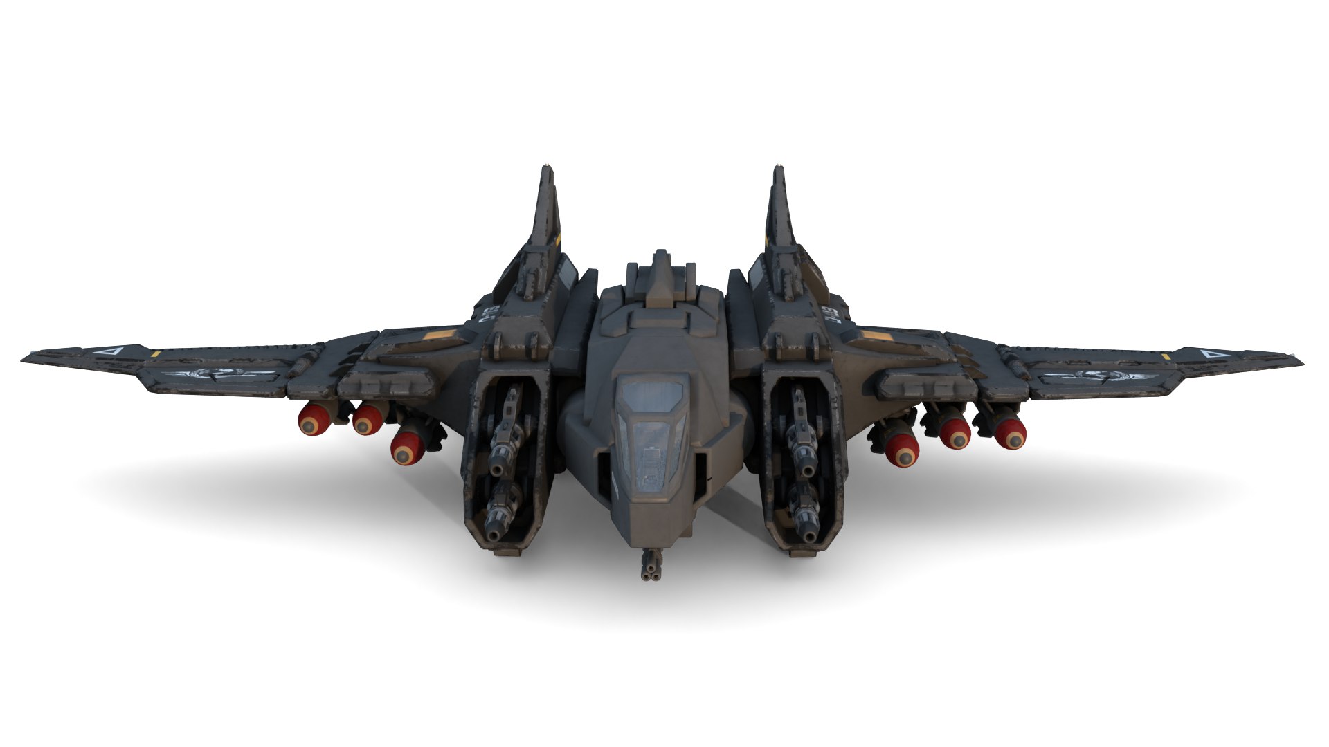 Space Fighter 3D Model - TurboSquid 2224544