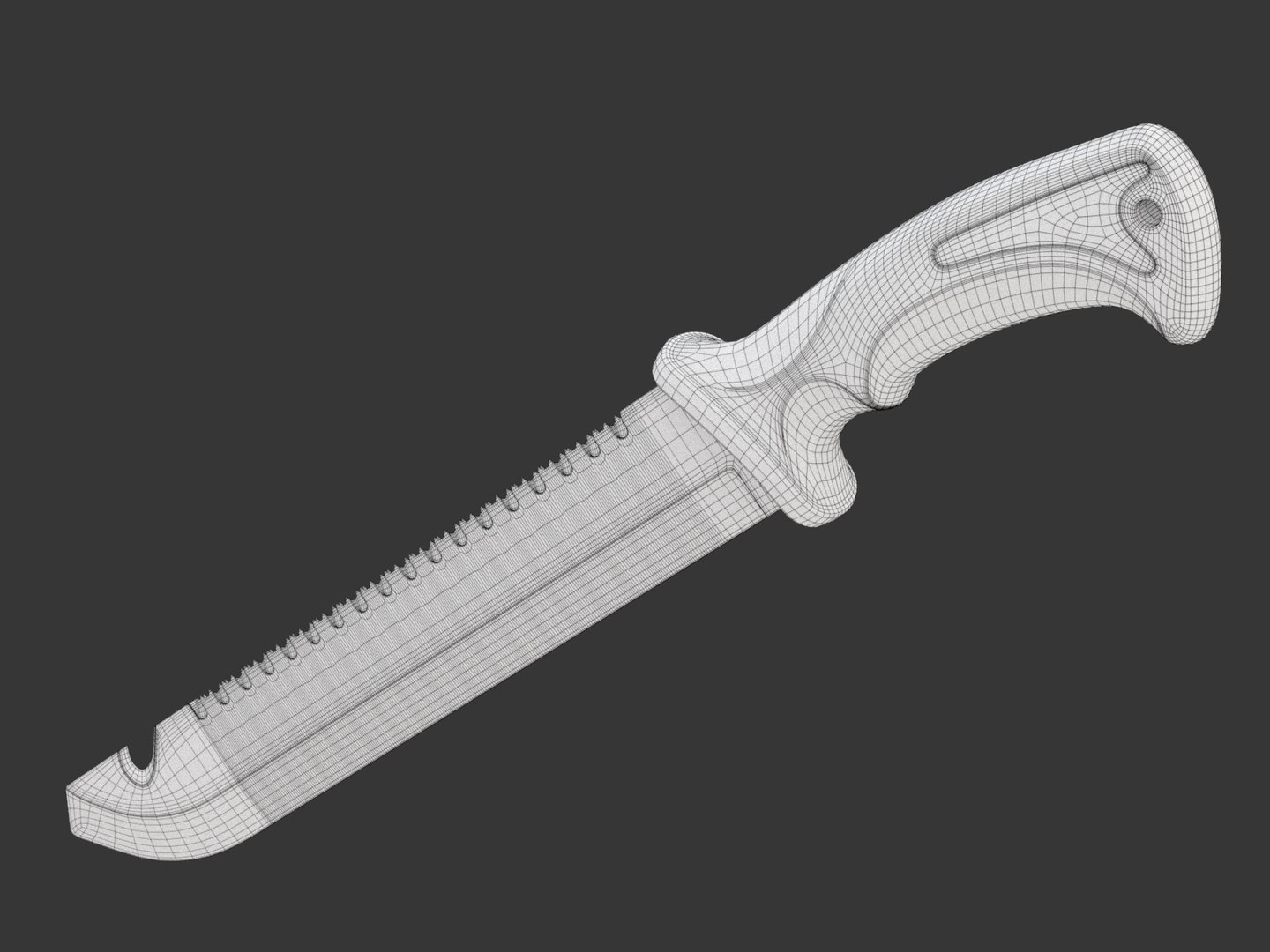 Ergonomic Handle Machete 3D Model - TurboSquid 1551461