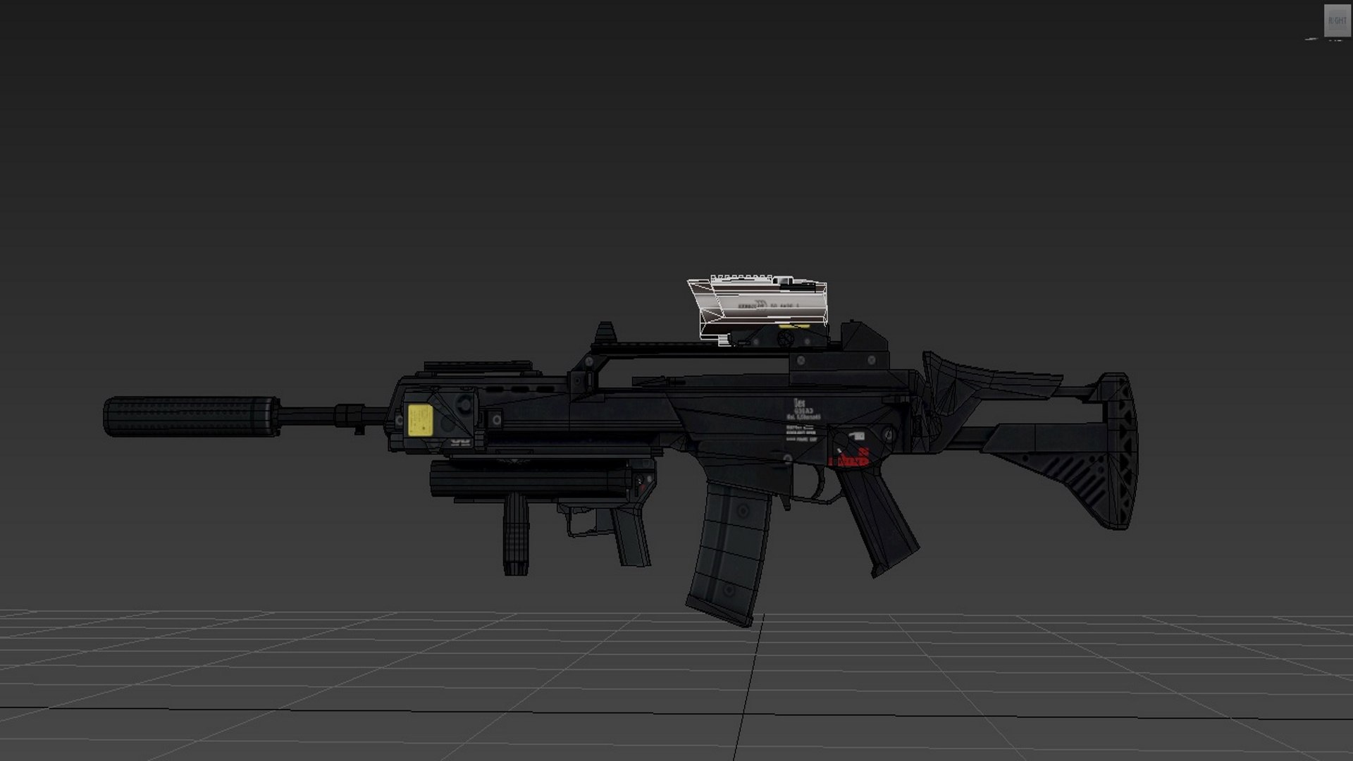 G36A3 Modification Pack 3D model - TurboSquid 1829182