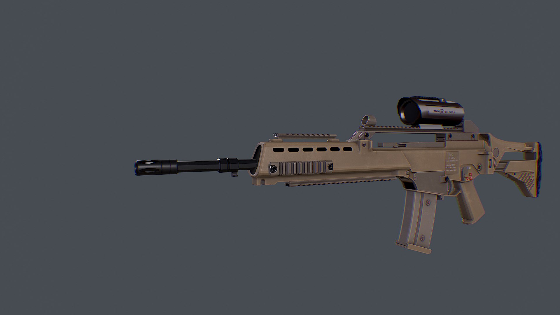 G36A3 Modification Pack 3D model - TurboSquid 1829182