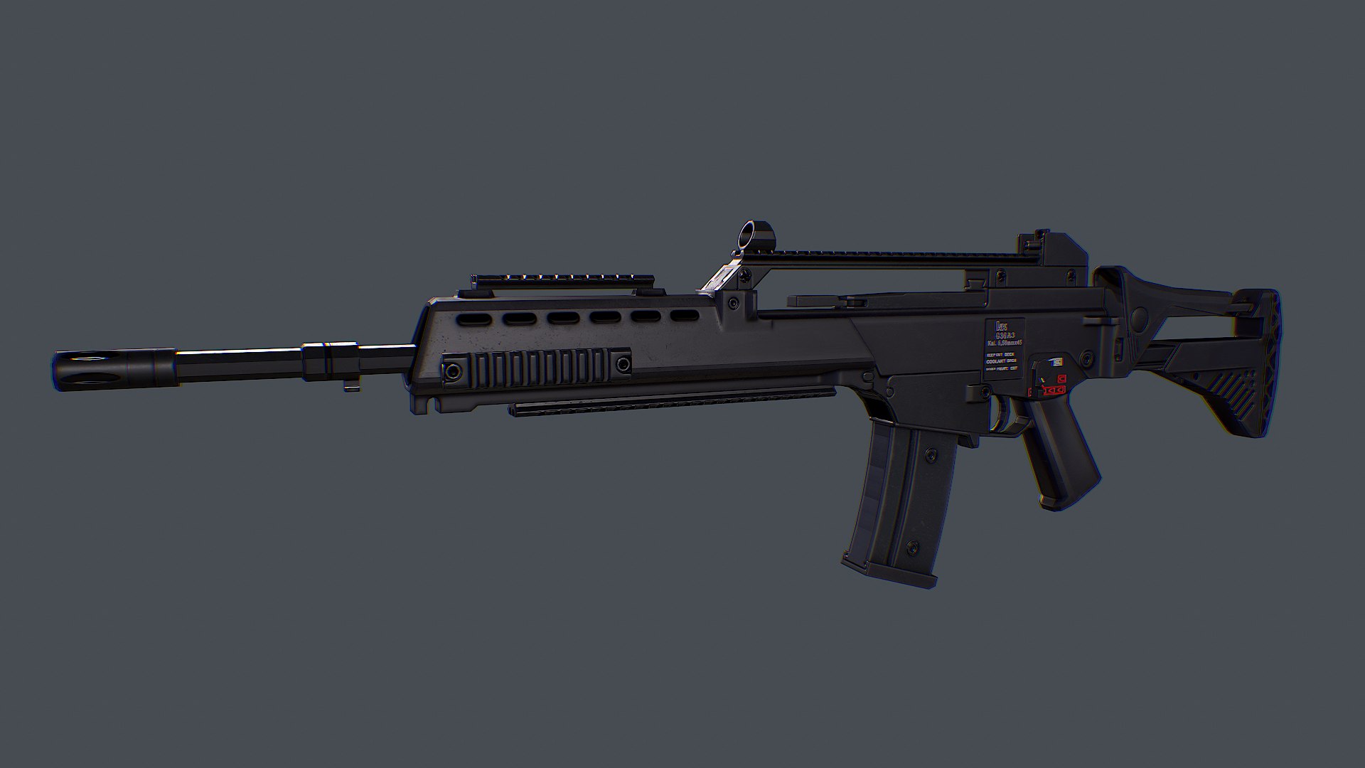 G36A3 Modification Pack 3D model - TurboSquid 1829182